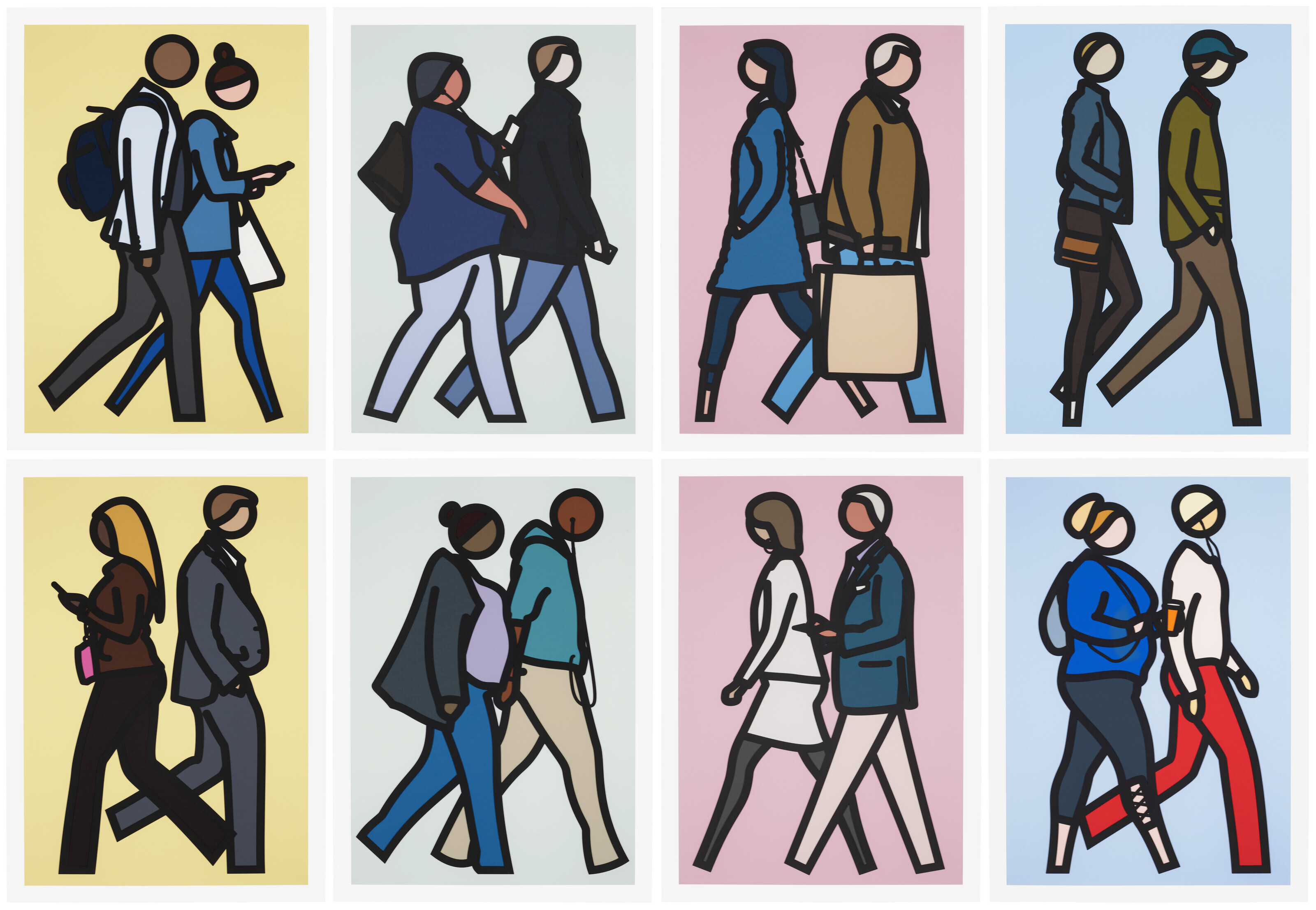 JULIAN OPIE (B. 1958), New York Couples. | Christie’s