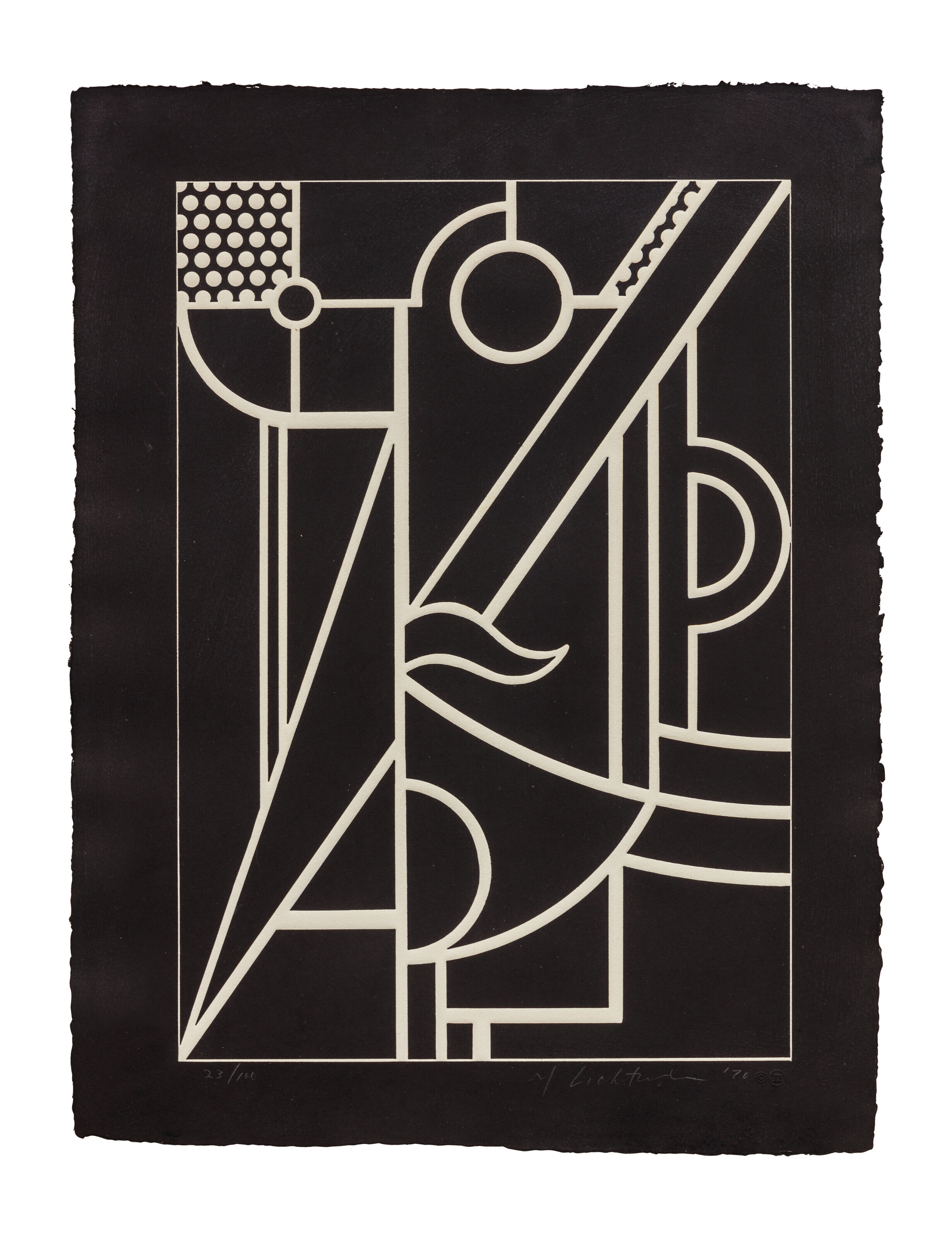 ROY LICHTENSTEIN (1923-1997), Modern Head #3, from Modern Head Series ...