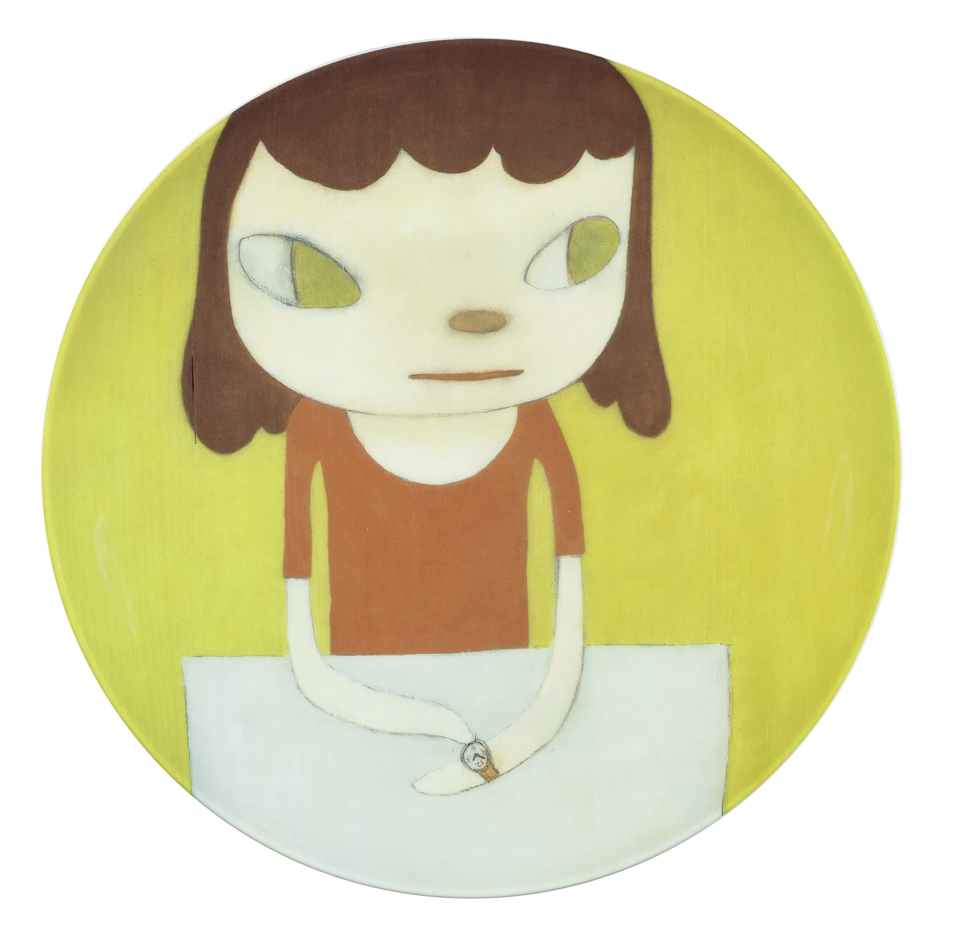 YOSHITOMO NARA (B. 1959), It's Five to Three (Detail), 2012, from the ...