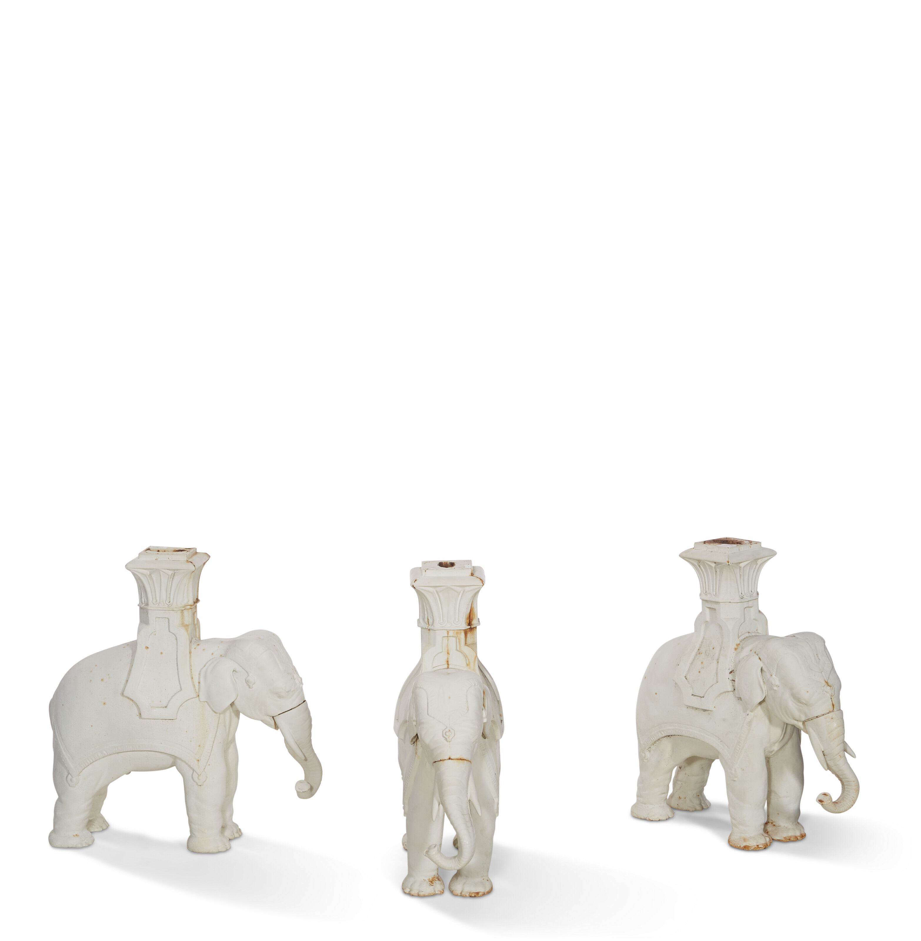 THREE PAINTED METAL ELEPHANTS, LONDON, 20TH CENTURY | Christie’s