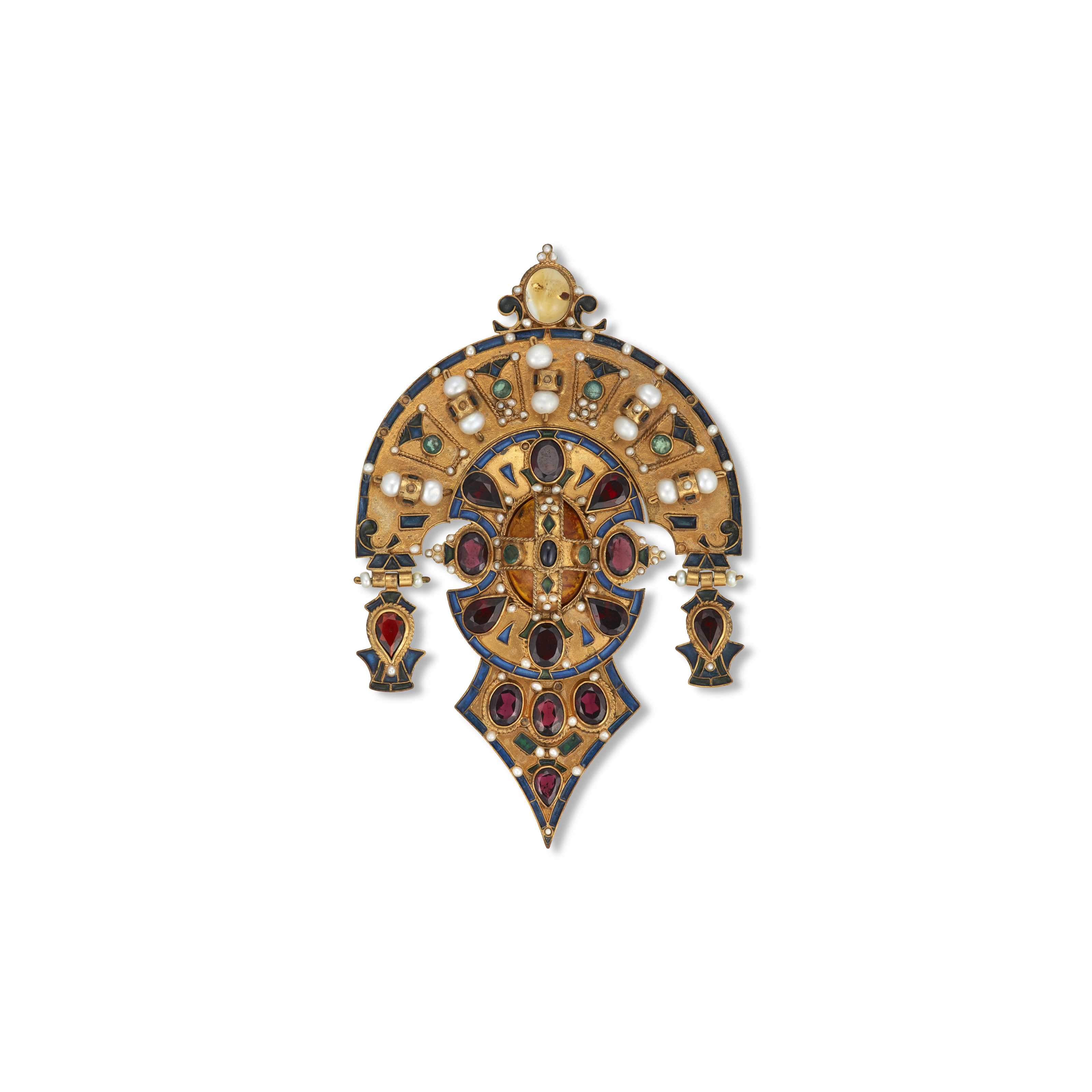 A MULTI-GEM BROOCH, | Christie’s