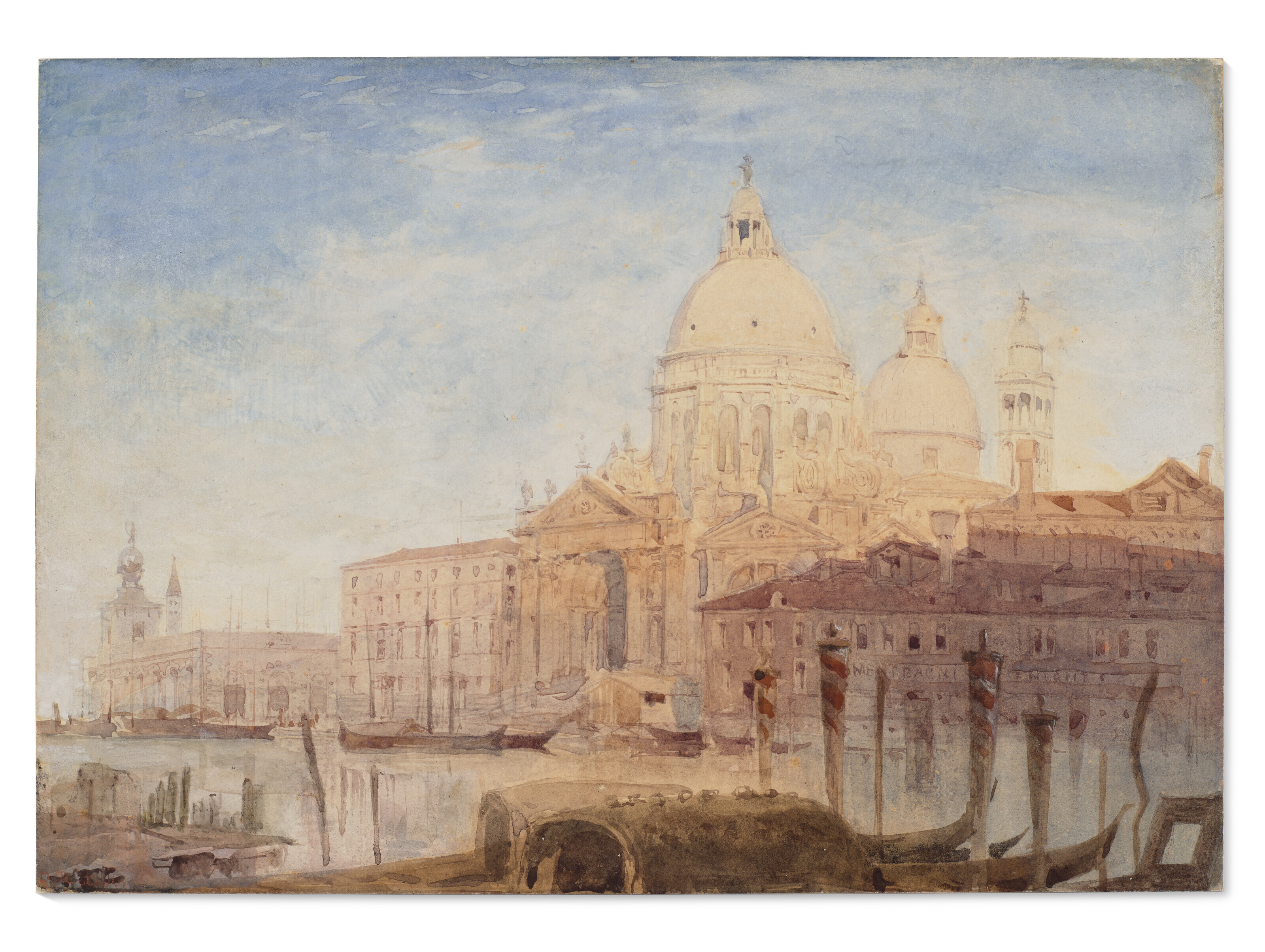 FOLLOWER OF DAVID ROBERTS, R.A. (1796-1864), Santa Maria della Salute ...