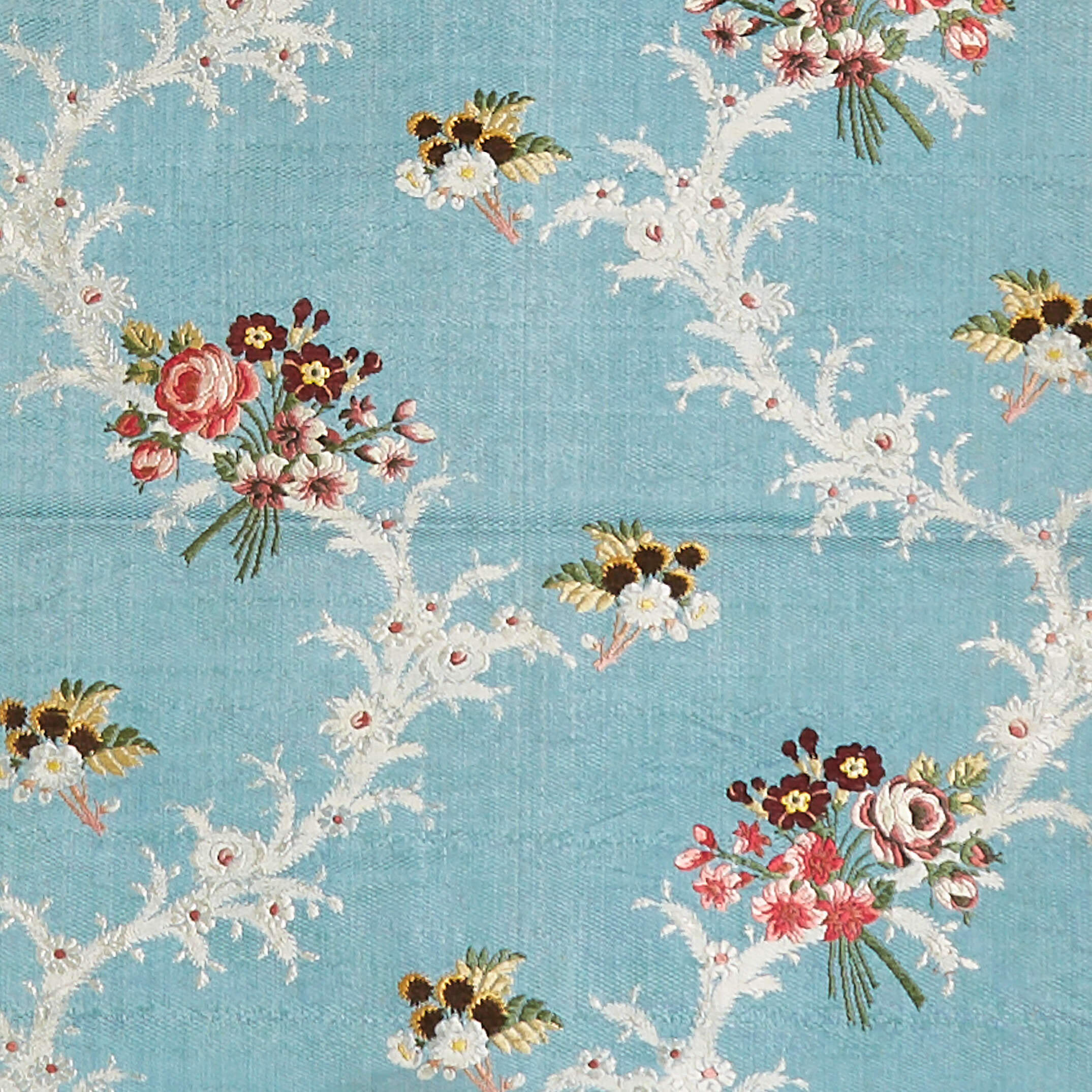 A SMALL LENGTH OF ENGLISH (SPITALFIELDS) SILK BROCADE, CIRCA 1760 ...