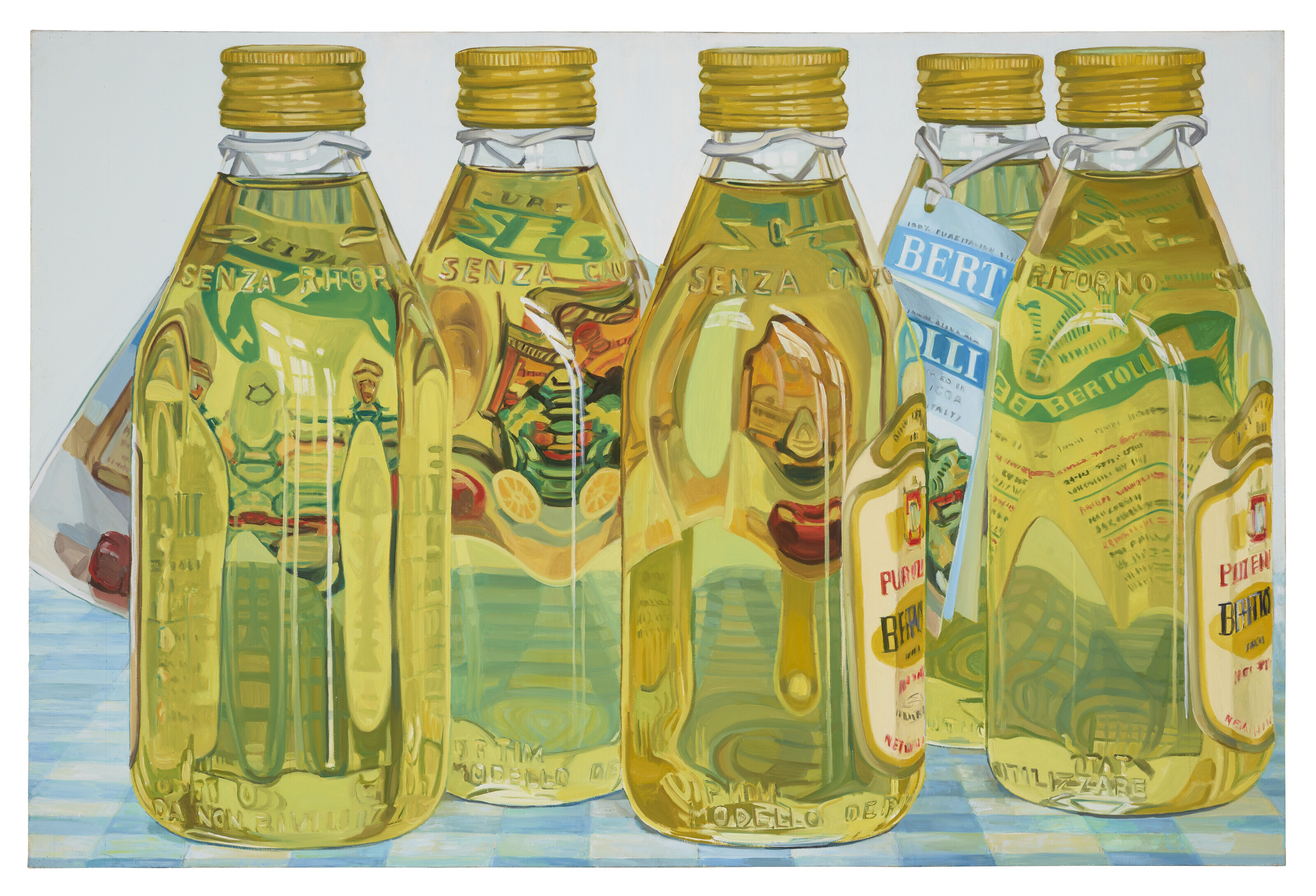 JANET FISH (b. 1938), Five Bertolli Bottles | Christie’s
