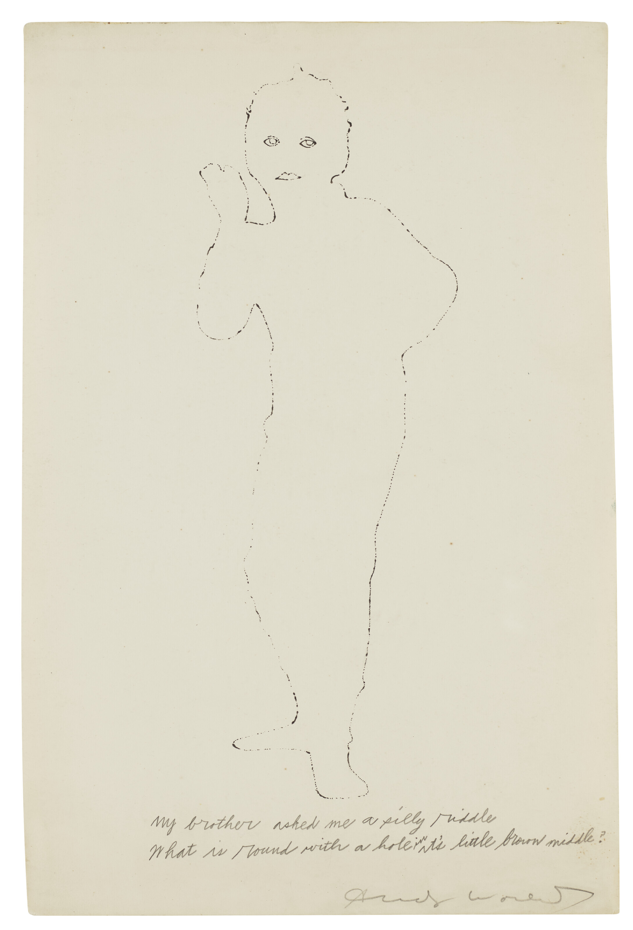 ANDY WARHOL (1928-1987), Boy Drawing | Christie’s