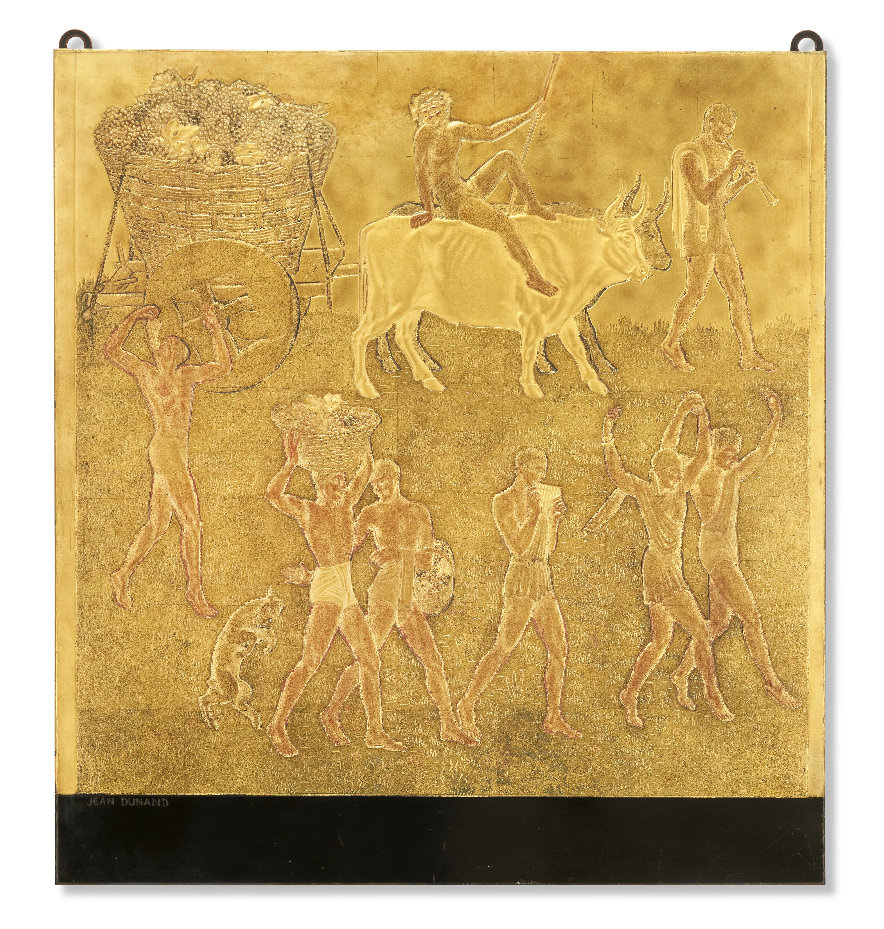 JEAN DUNAND (1877-1942), Games Table from the Grand Salon of the S.S ...