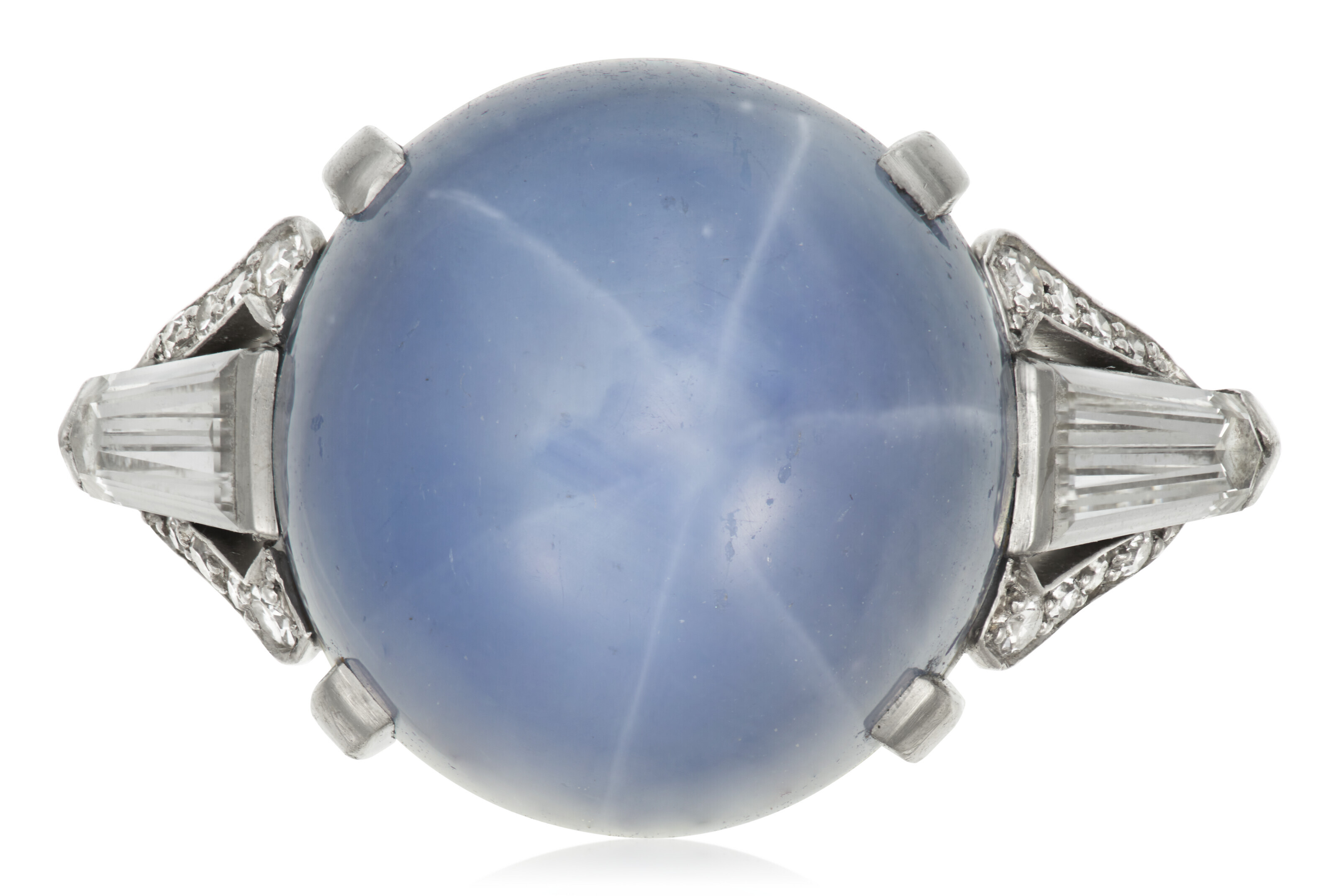 RAYMOND YARD ART DECO STAR SAPPHIRE AND DIAMOND RING, | Christie’s