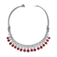 CARTIER RUBY AND DIAMOND NECKLACE | Christie's
