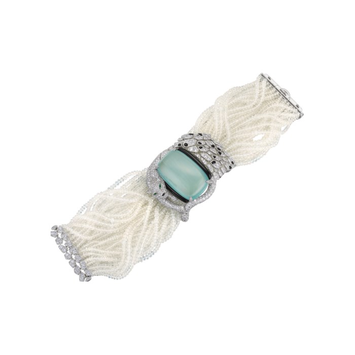 CARTIER AQUAMARINE, DIAMOND AND MULTI-GEM 'PANTHÈRE DE CARTIER ...