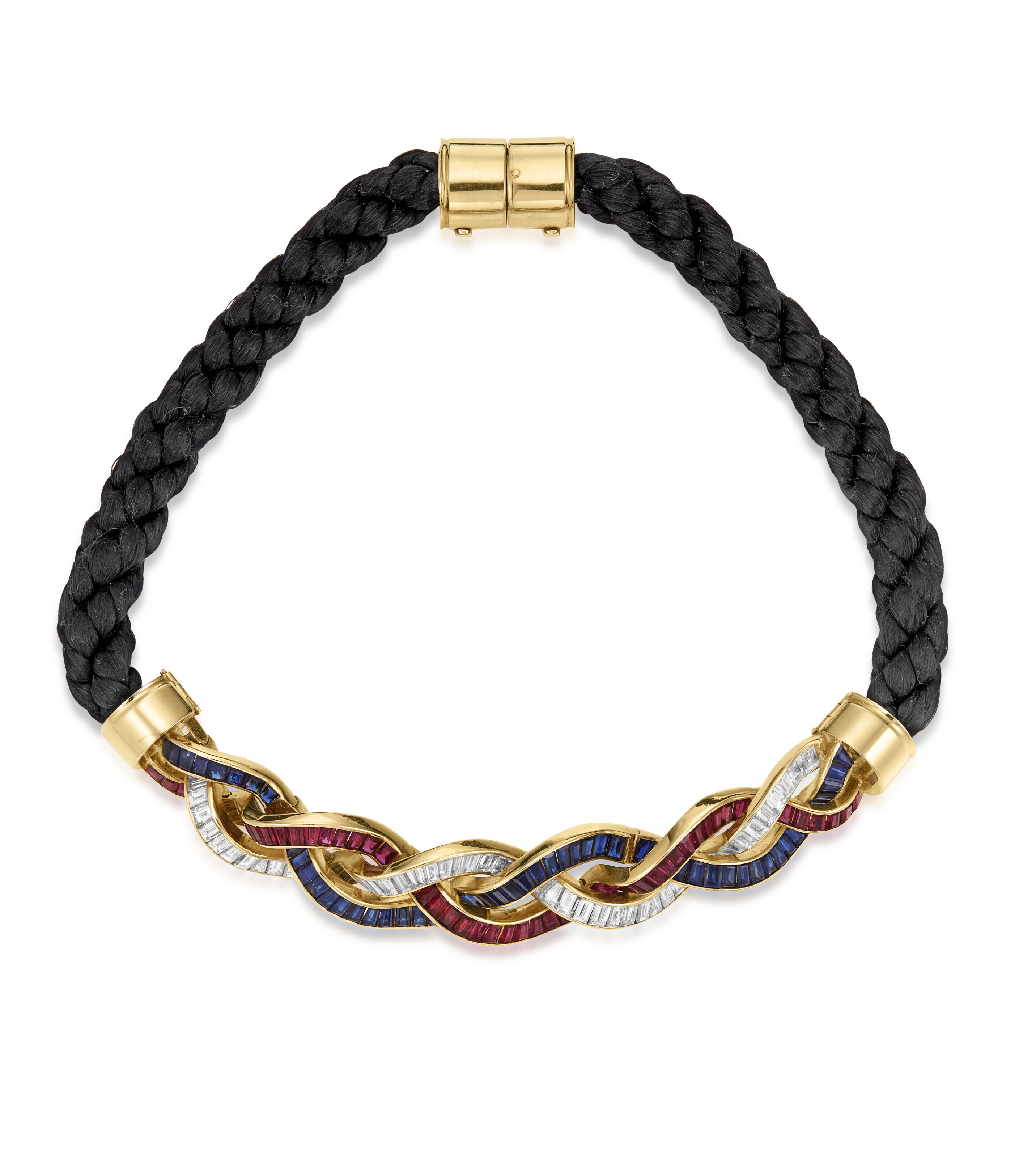 CARTIER RUBY, SAPPHIRE AND DIAMOND NECKLACE, | Christie’s