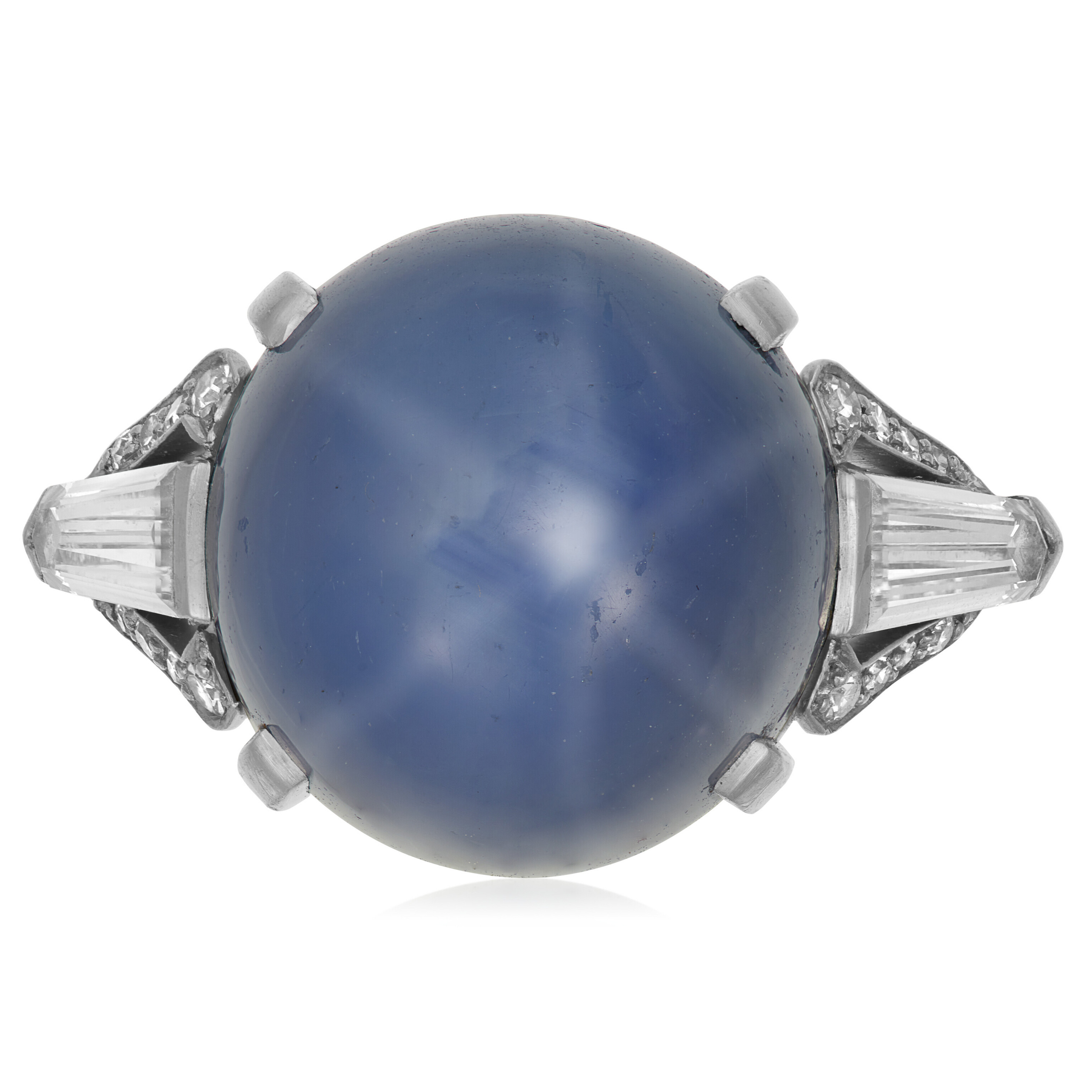 RAYMOND YARD ART DECO STAR SAPPHIRE AND DIAMOND RING, | Christie’s