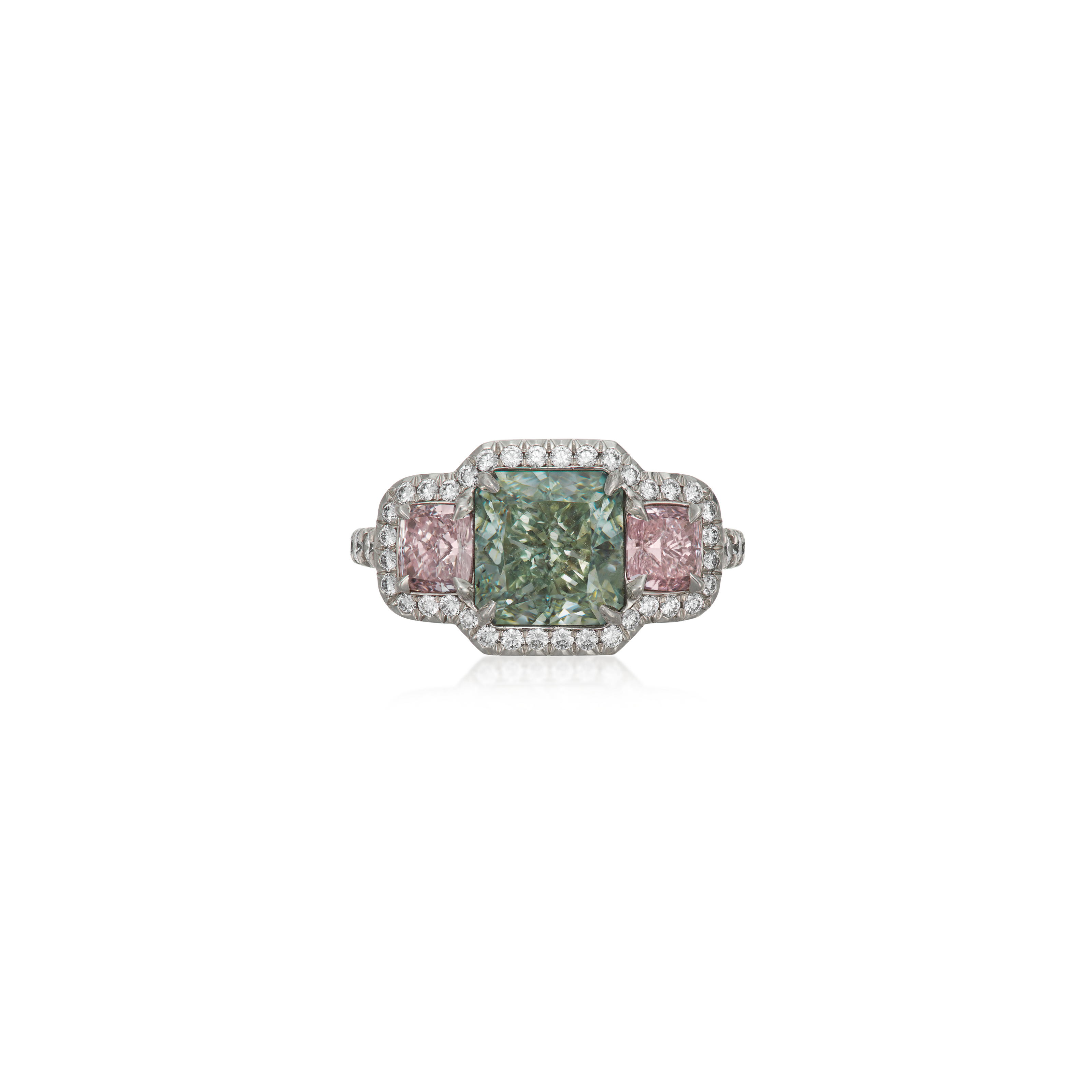 COLORED DIAMOND AND DIAMOND RING, | Christie’s