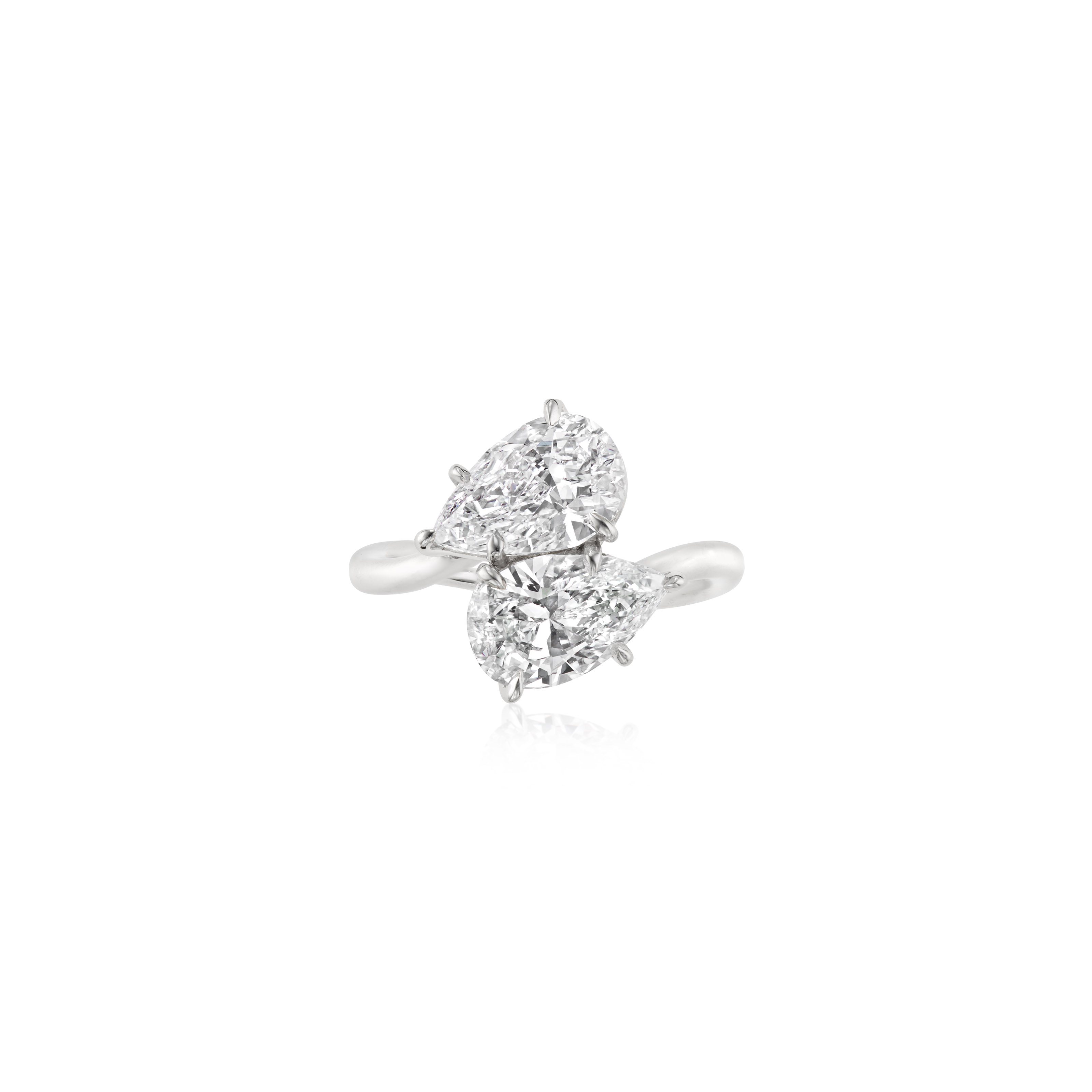 NO RESERVE | TWIN-STONE DIAMOND RING, | Christie’s