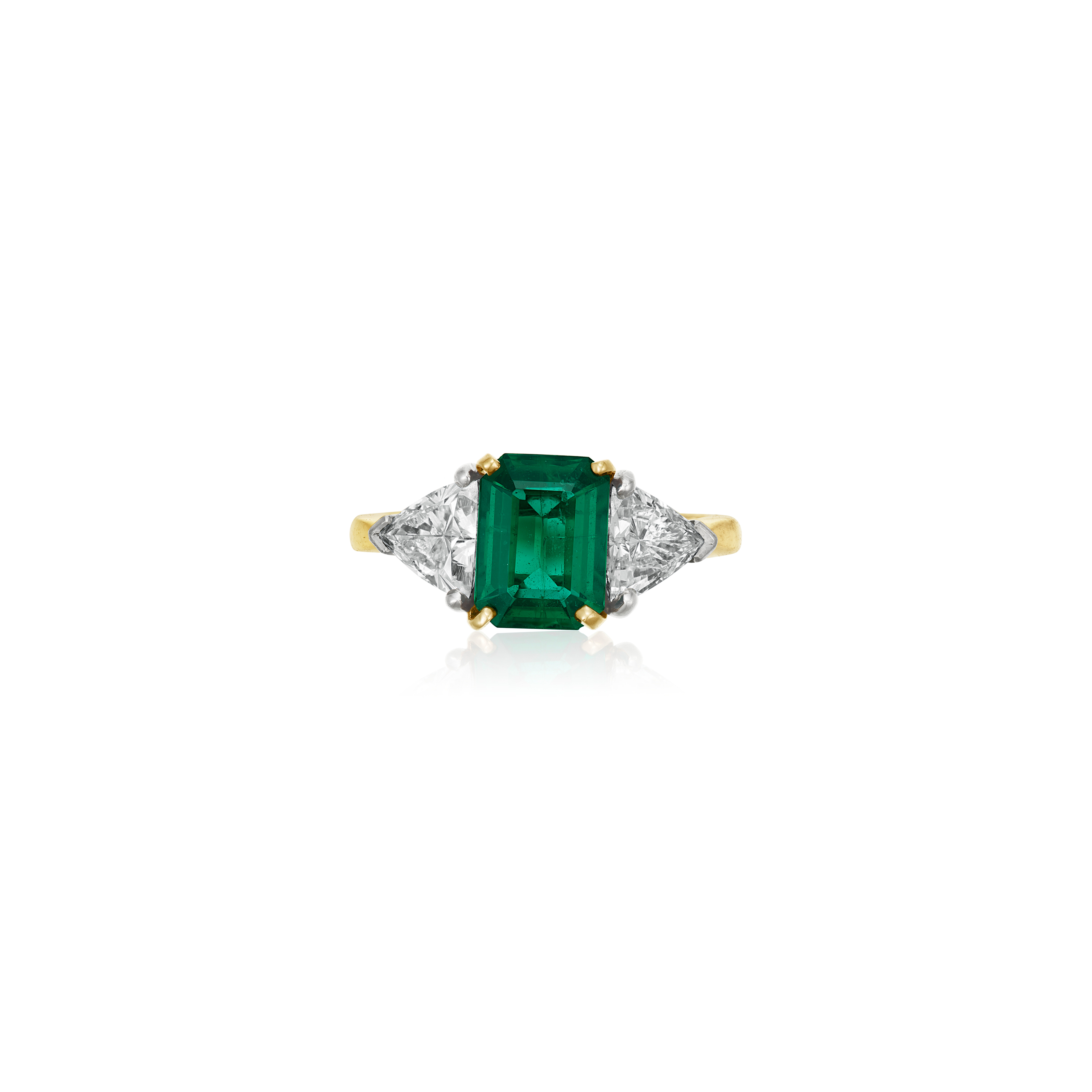 CARTIER EMERALD AND DIAMOND RING, | Christie’s