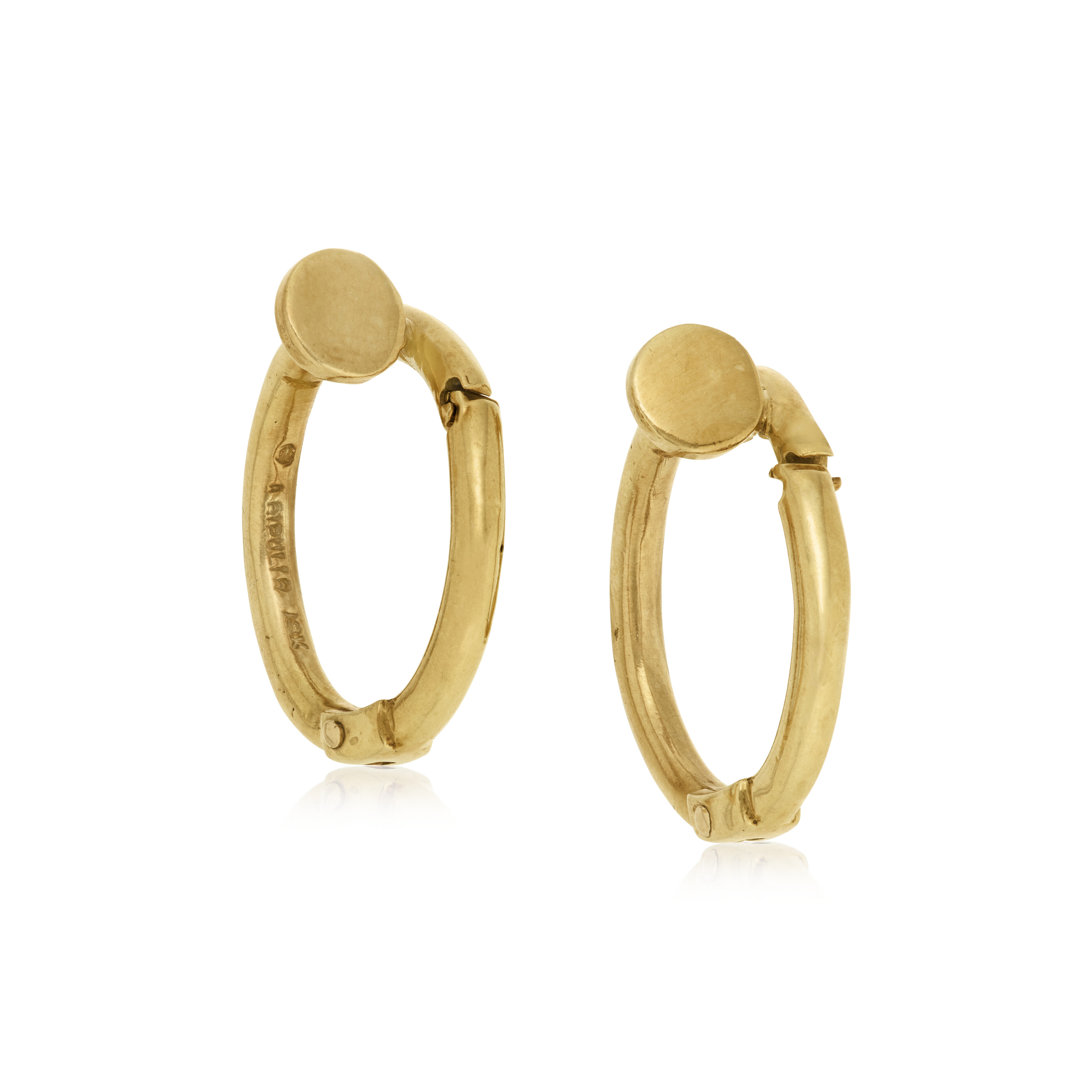 NO RESERVE | ALDO CIPULLO GOLD 'JUSTE UN CLOU' CUFFLINKS, | Christie’s