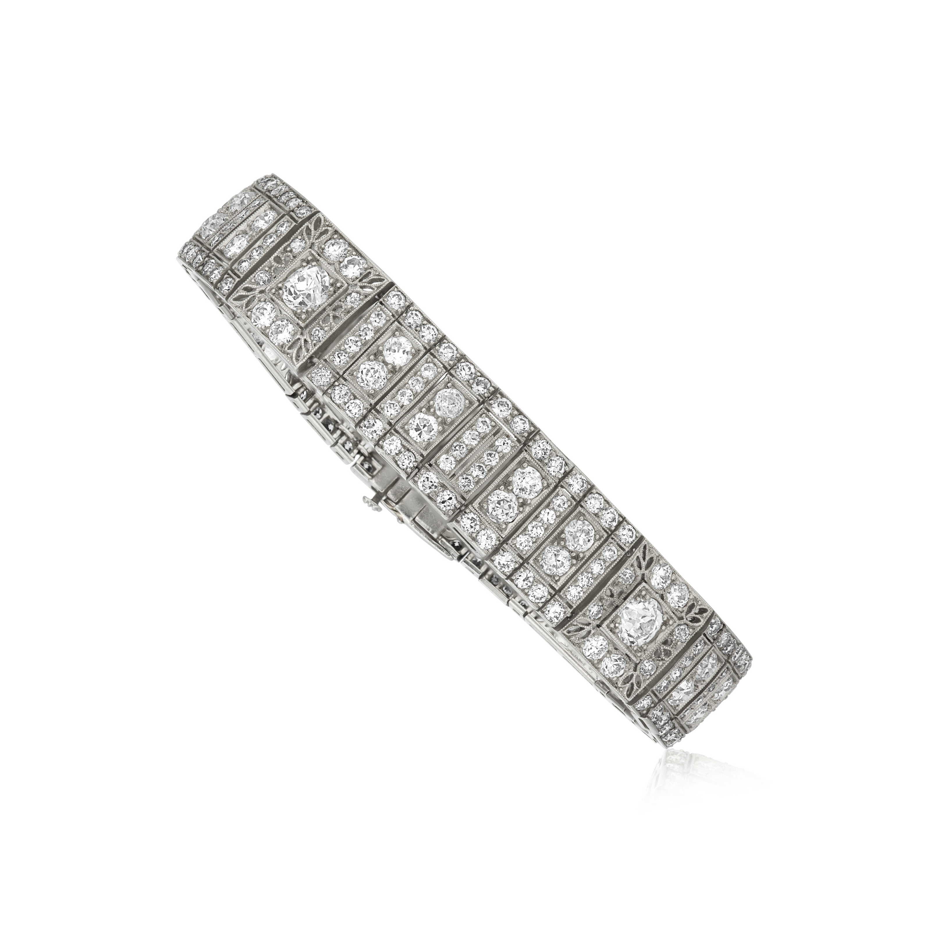 RAYMOND YARD ART DECO DIAMOND BRACELET, | Christie’s
