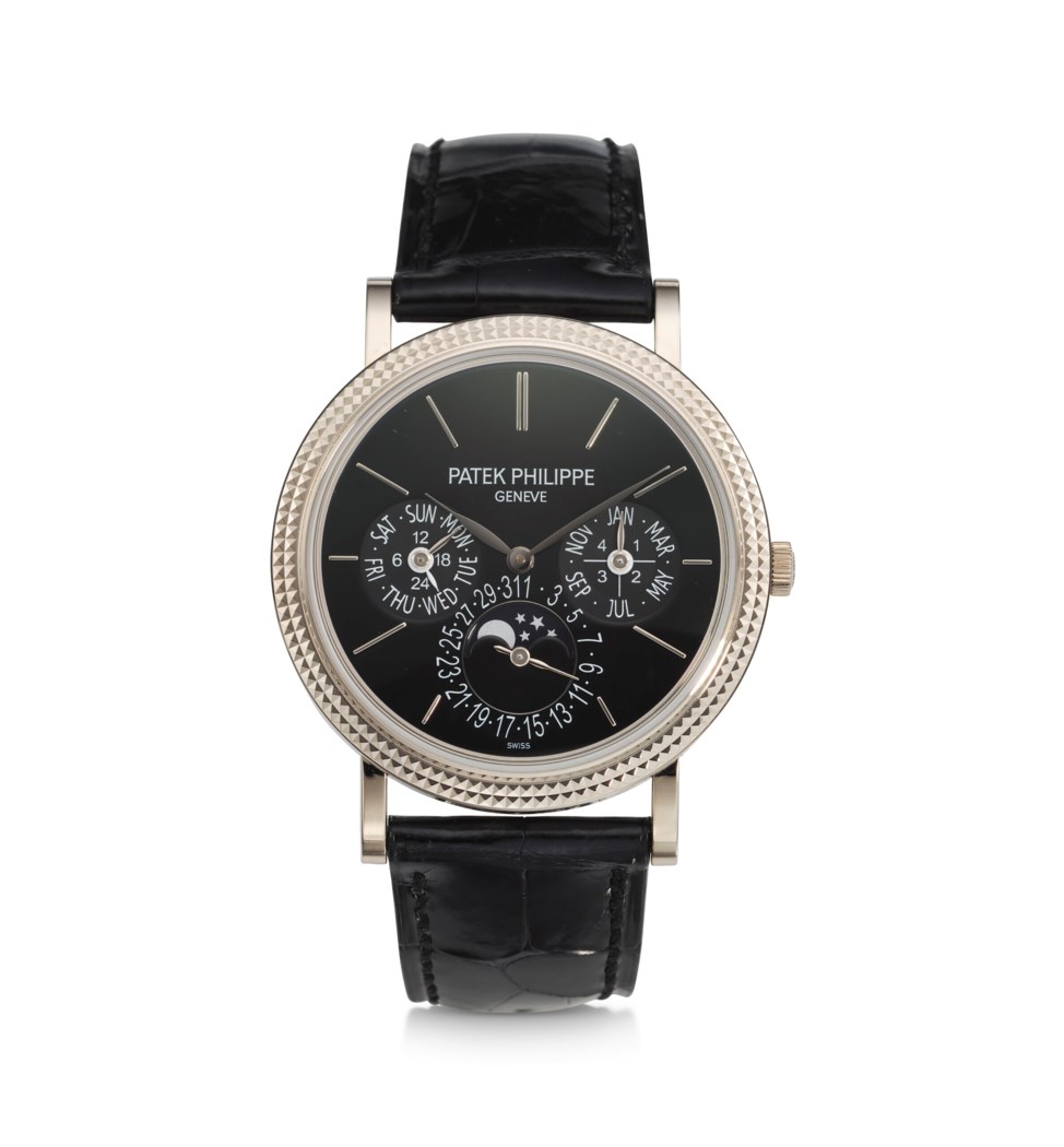 PATEK PHILIPPE, REF. 5139G-010, AN 18K WHITE GOLD PERPETUAL CALENDAR ...