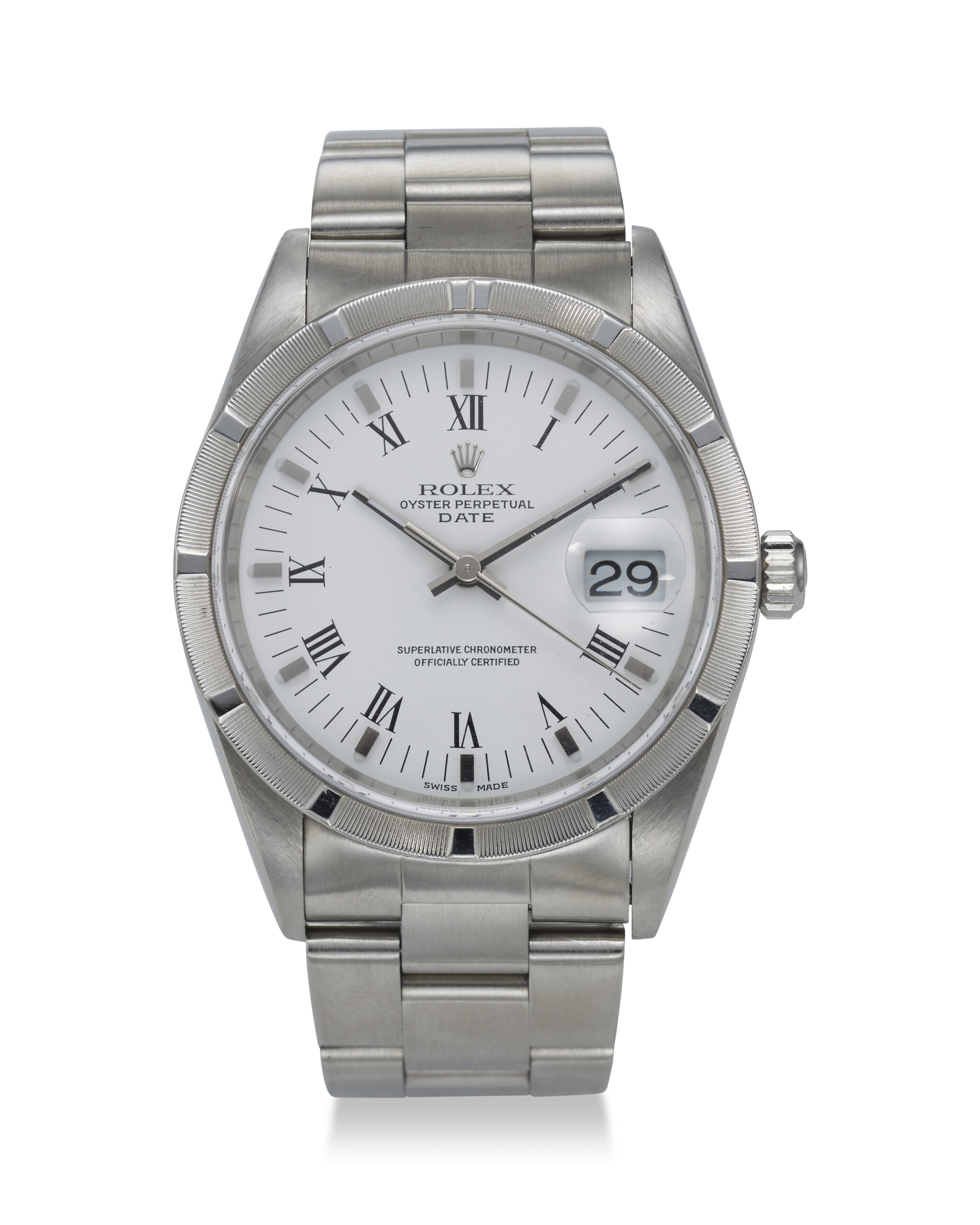 ROLEX, REF. 15210 , DATE, A STEEL WRISTWATCH, | Christie’s