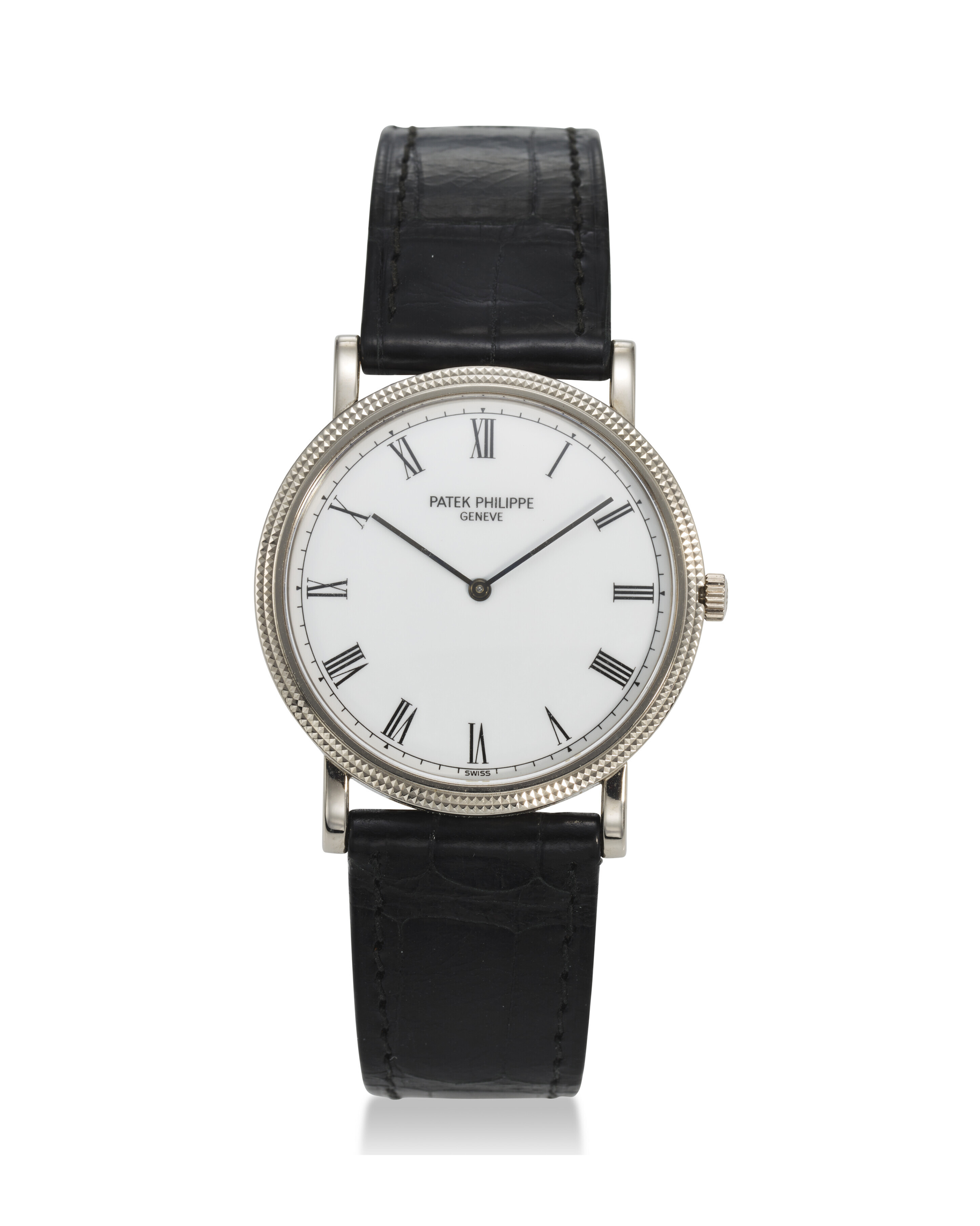 PATEK PHILIPPE, REF. 3520DG-011, CALATRAVA, AN 18K WHITE GOLD ...