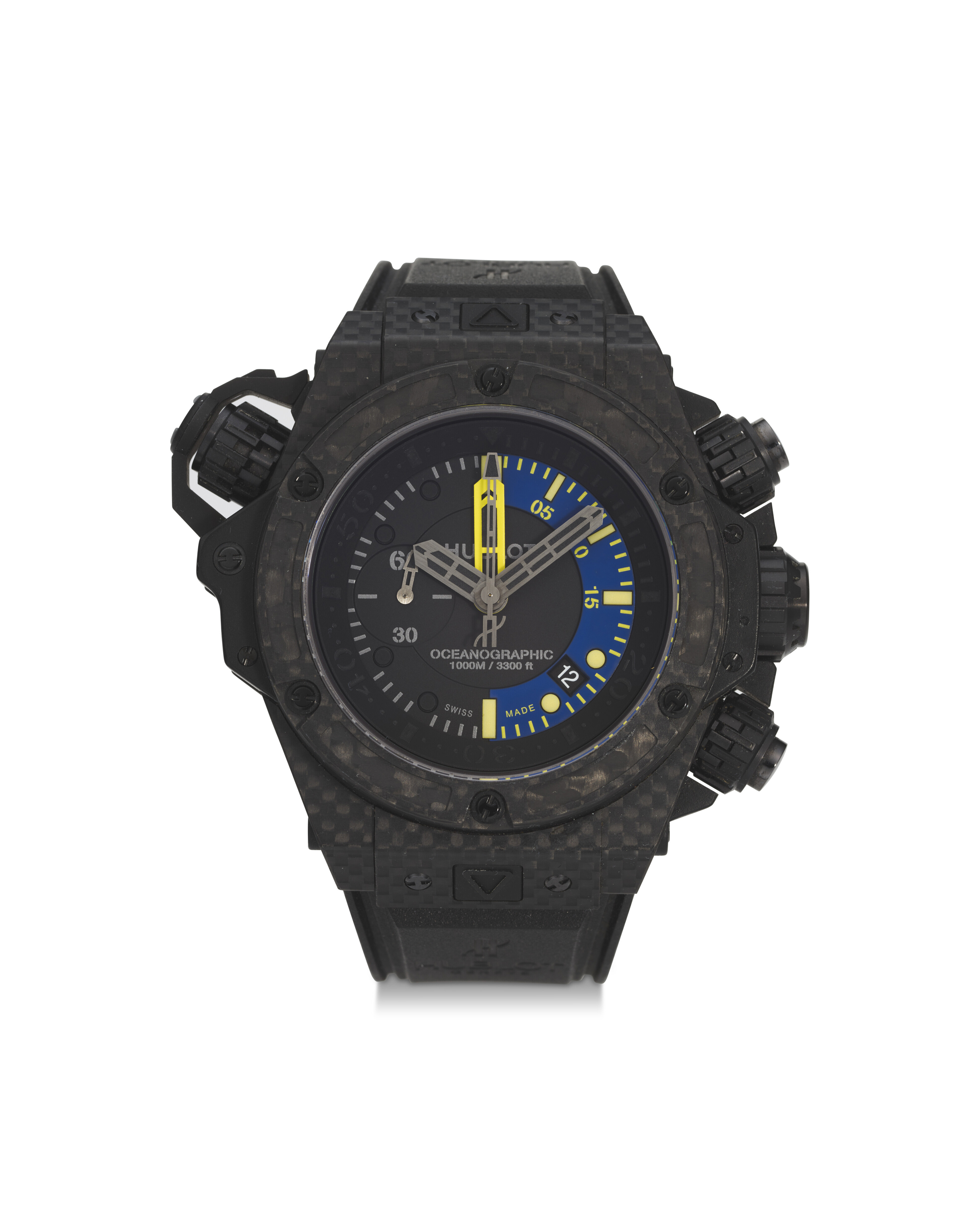 HUBLOT, BIG BANG KING POWER OCEANOGRAPHIC, A FINE CARBON WRISTWATCH ...