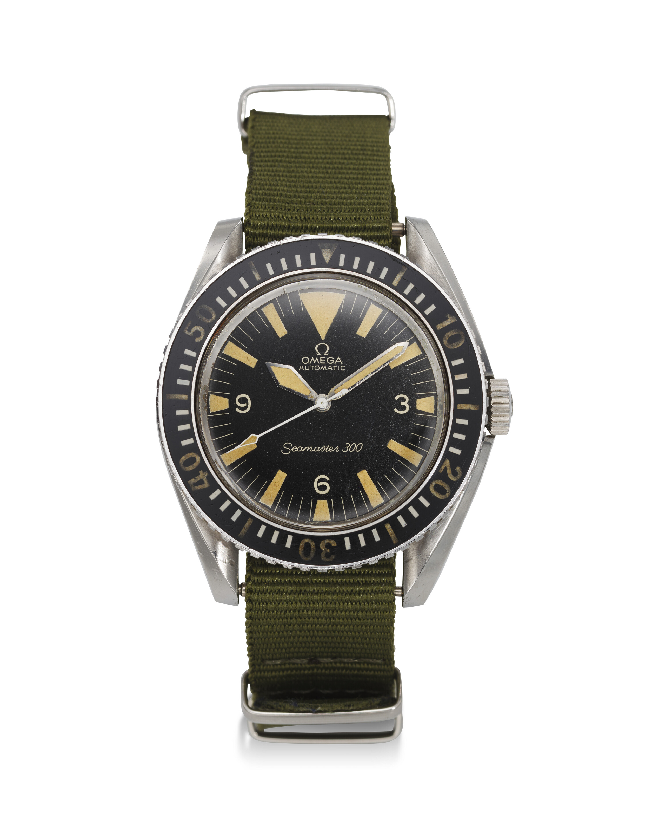 OMEGA, REF. 165.024, SEAMASTER 300, A FINE STEEL DIVER’S WRISTWATCH ...