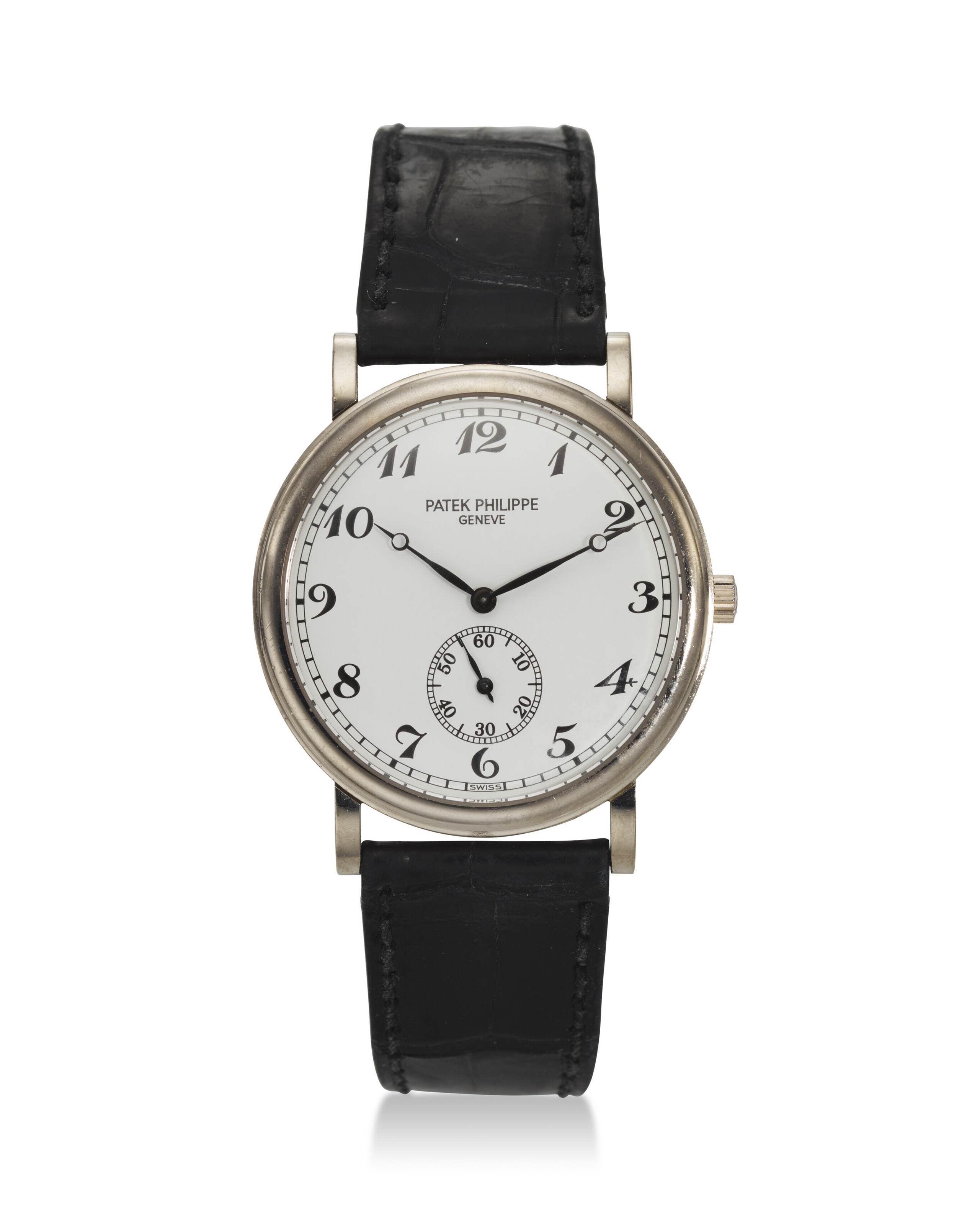 PATEK PHILIPPE, REF. 5022G-012, CALATRAVA, A FINE 18K WHITE GOLD ...