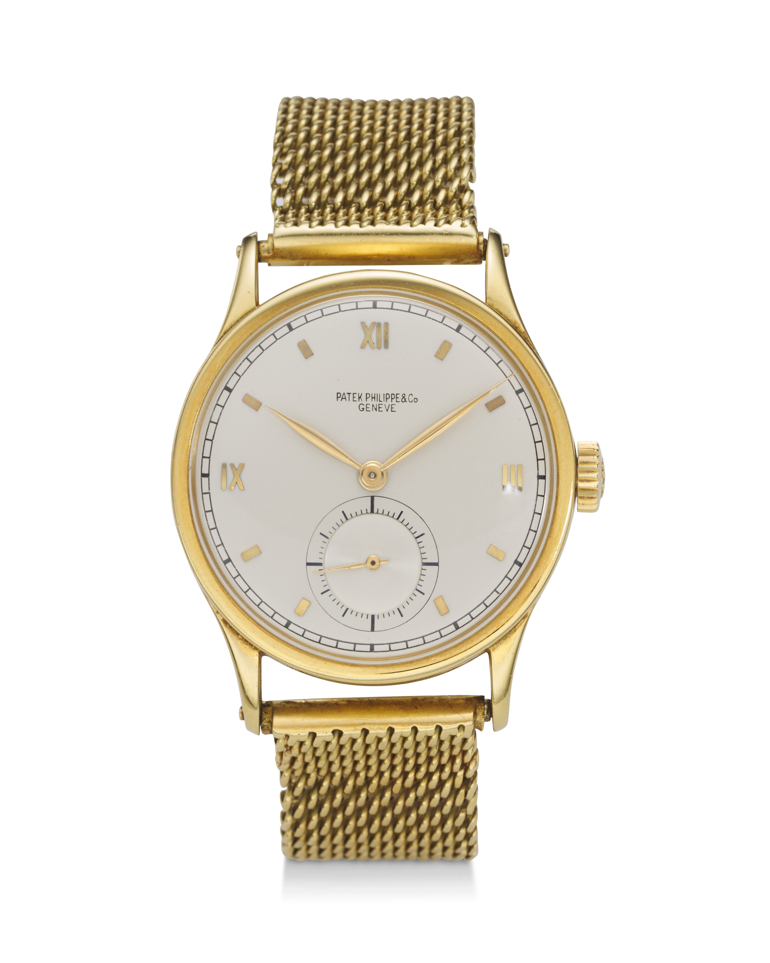 PATEK PHILIPPE, REF. 570, CALATRAVA, A FINE 18K YELLOW GOLD WRISTWATCH ...