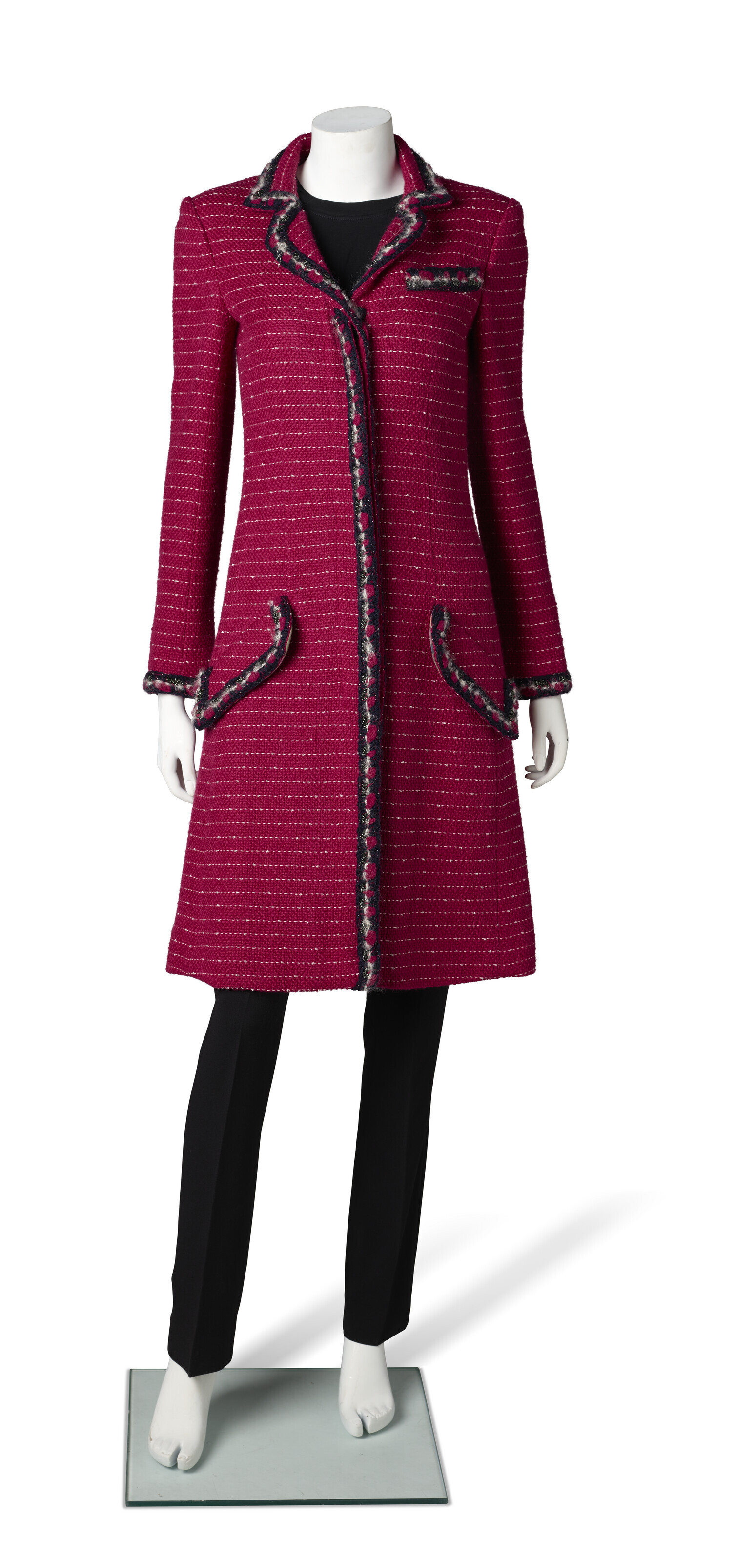 A PURPLE TWEED COAT, CHANEL | Christie’s