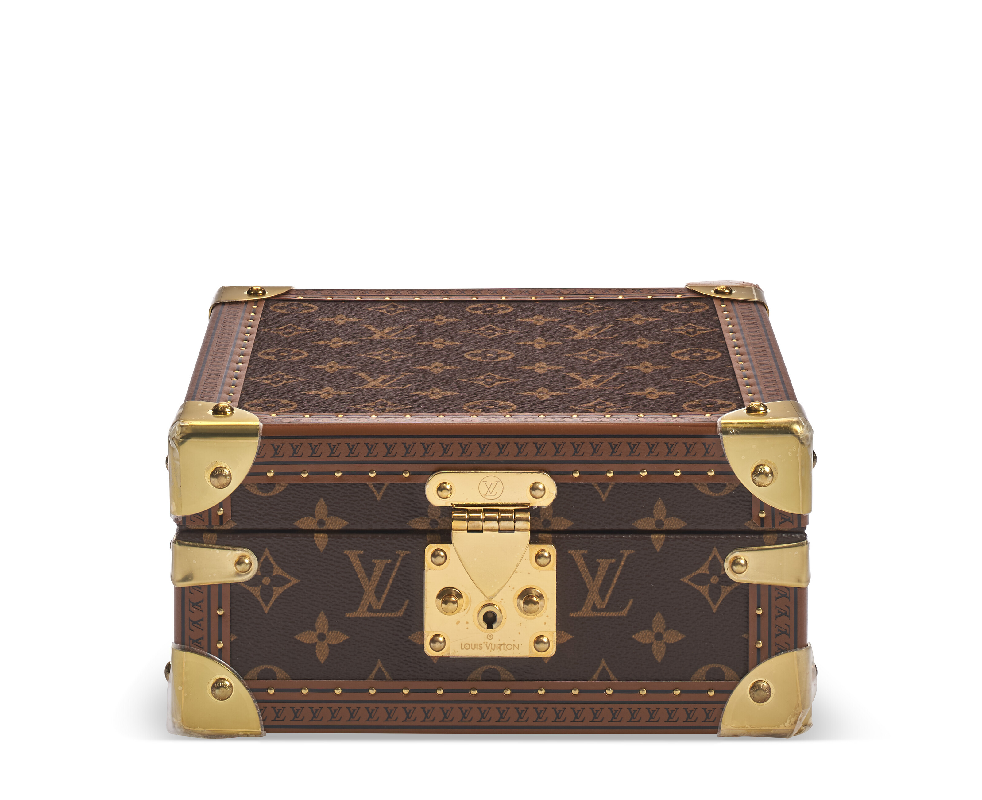 A BROWN MONOGRAM CANVAS JEWELRY BOX, LOUIS VUITTON, CIRCA 2020 | Christie’s