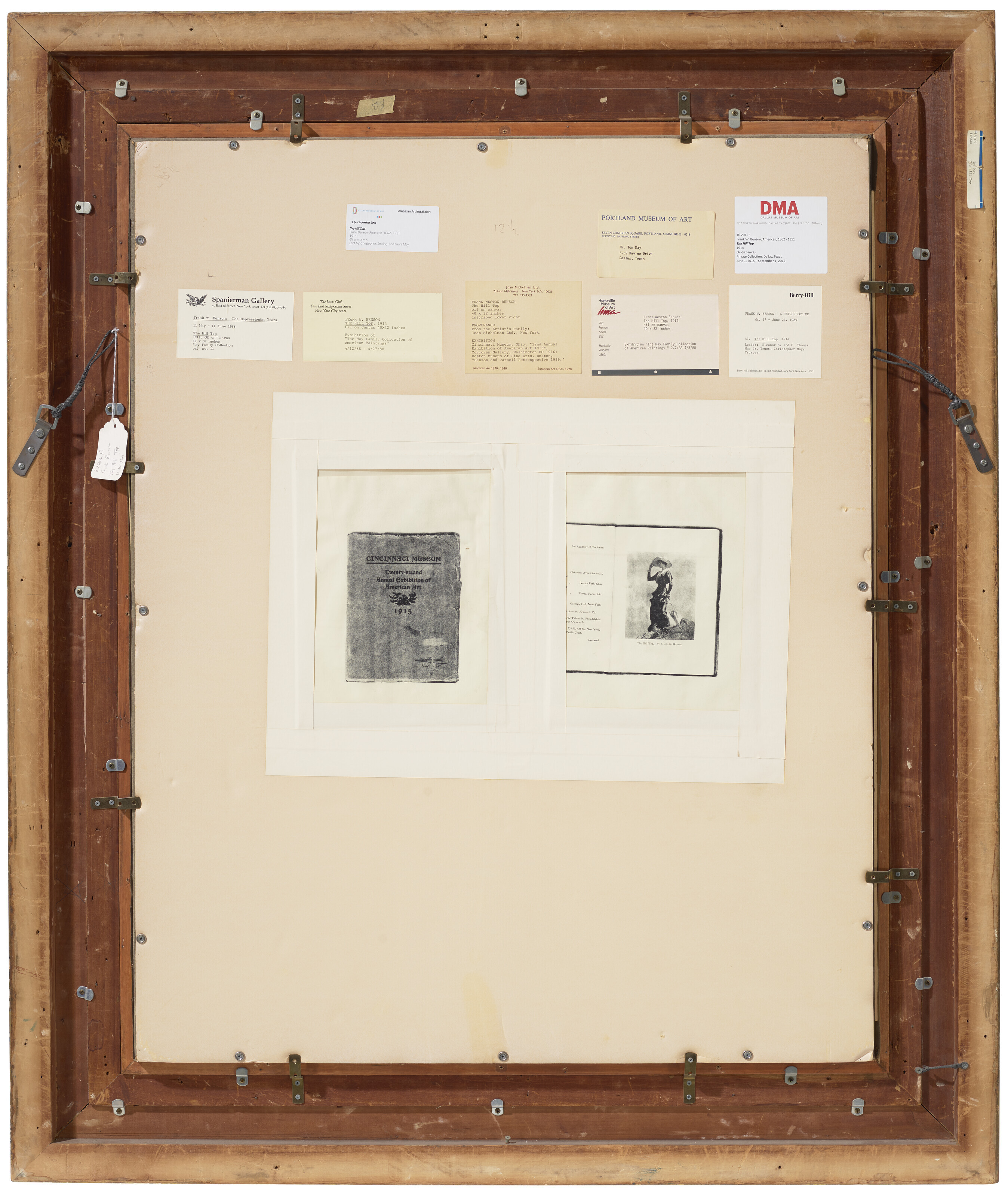 Frank Weston Benson Signature