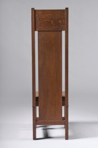 FRANK LLOYD WRIGHT (1867-1959), Rare and Important High-Back Dining ...