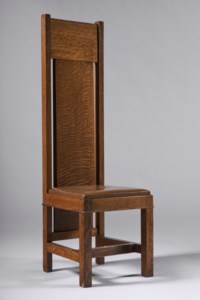 FRANK LLOYD WRIGHT (1867-1959), Rare and Important High-Back Dining ...
