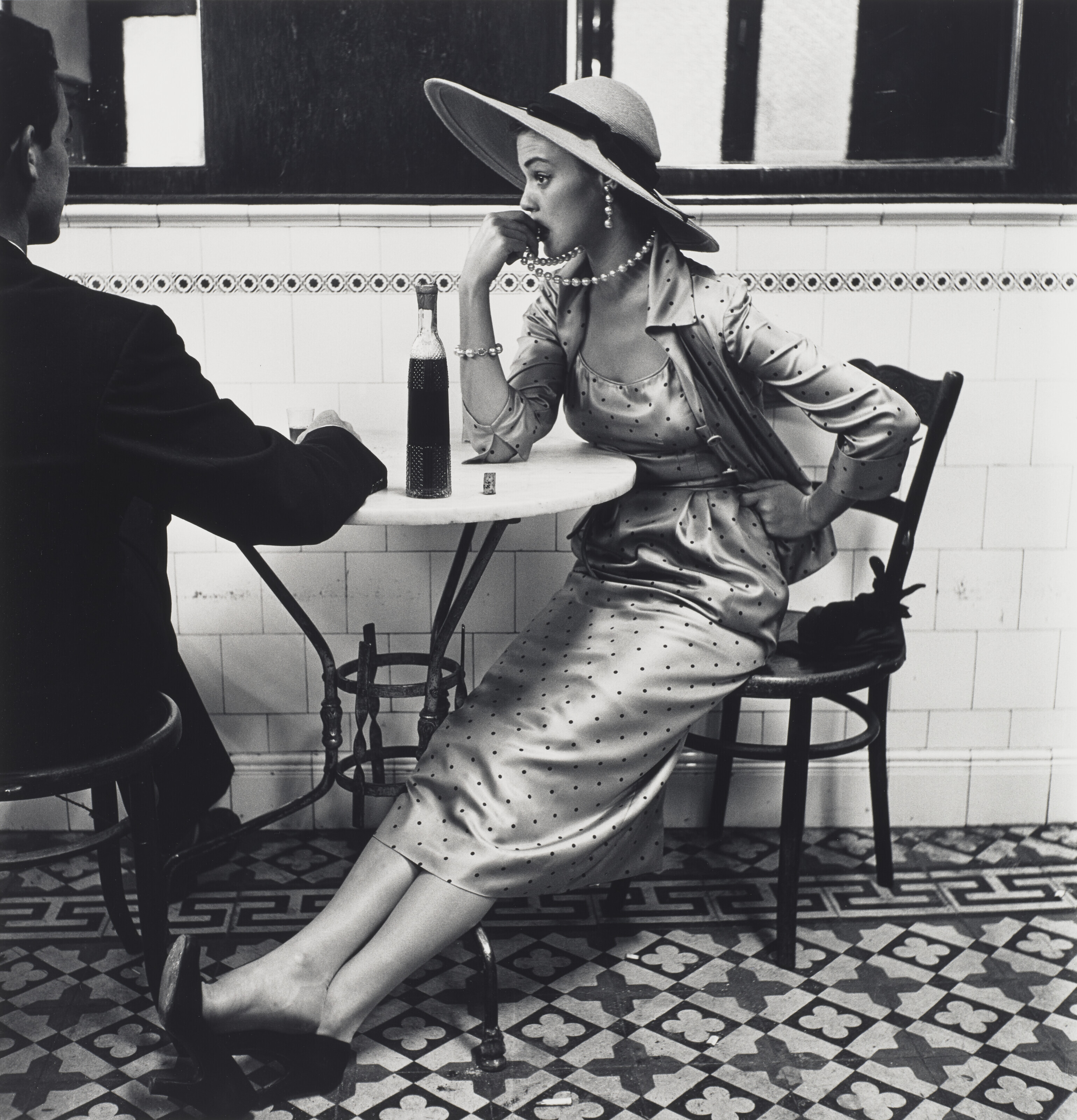 IRVING PENN (1917-2009), Café in Lima, 'Vogue' fashion photograph (Jean ...