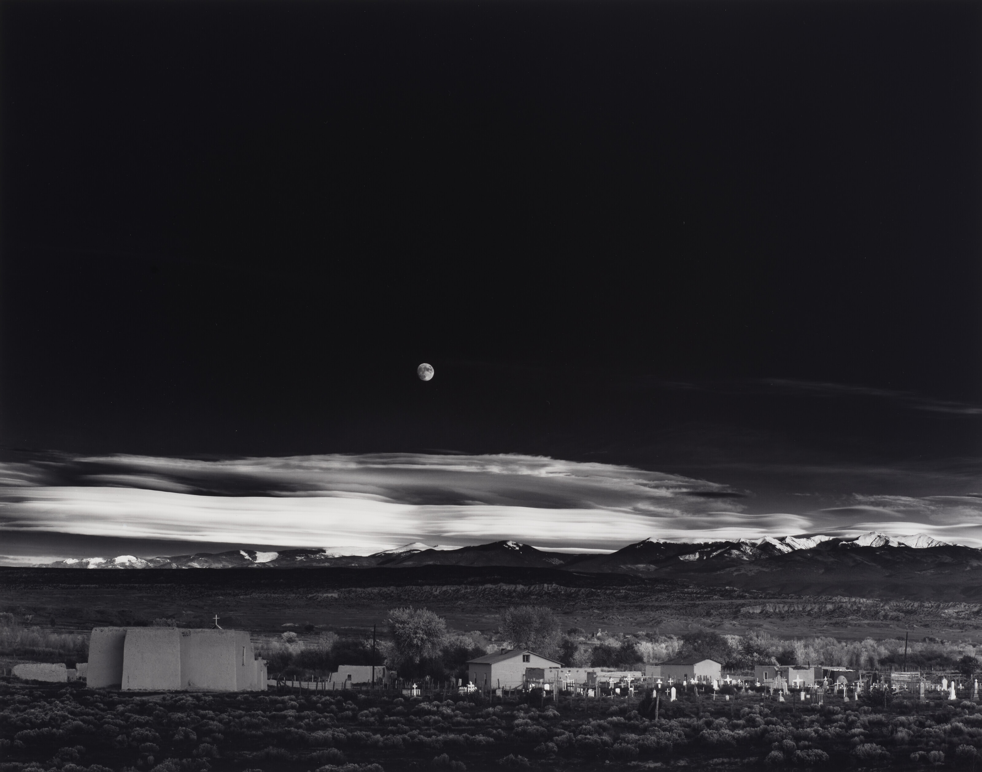 ANSEL ADAMS (1902–1984), Moonrise, Hernandez, New Mexico, 1941 | Christie’s