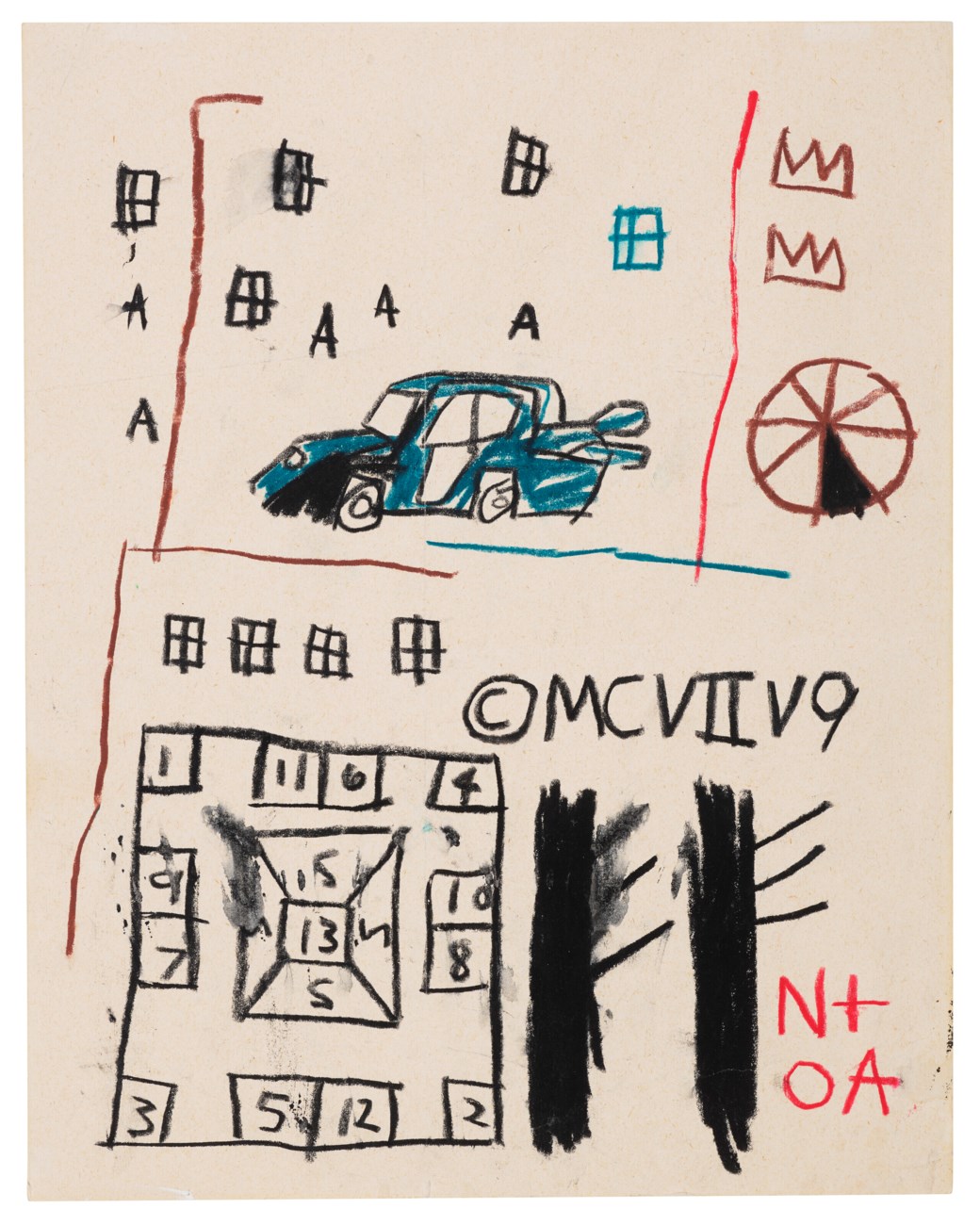 JEAN-MICHEL BASQUIAT (1960-1988), MCVIIV9 | Christie's
