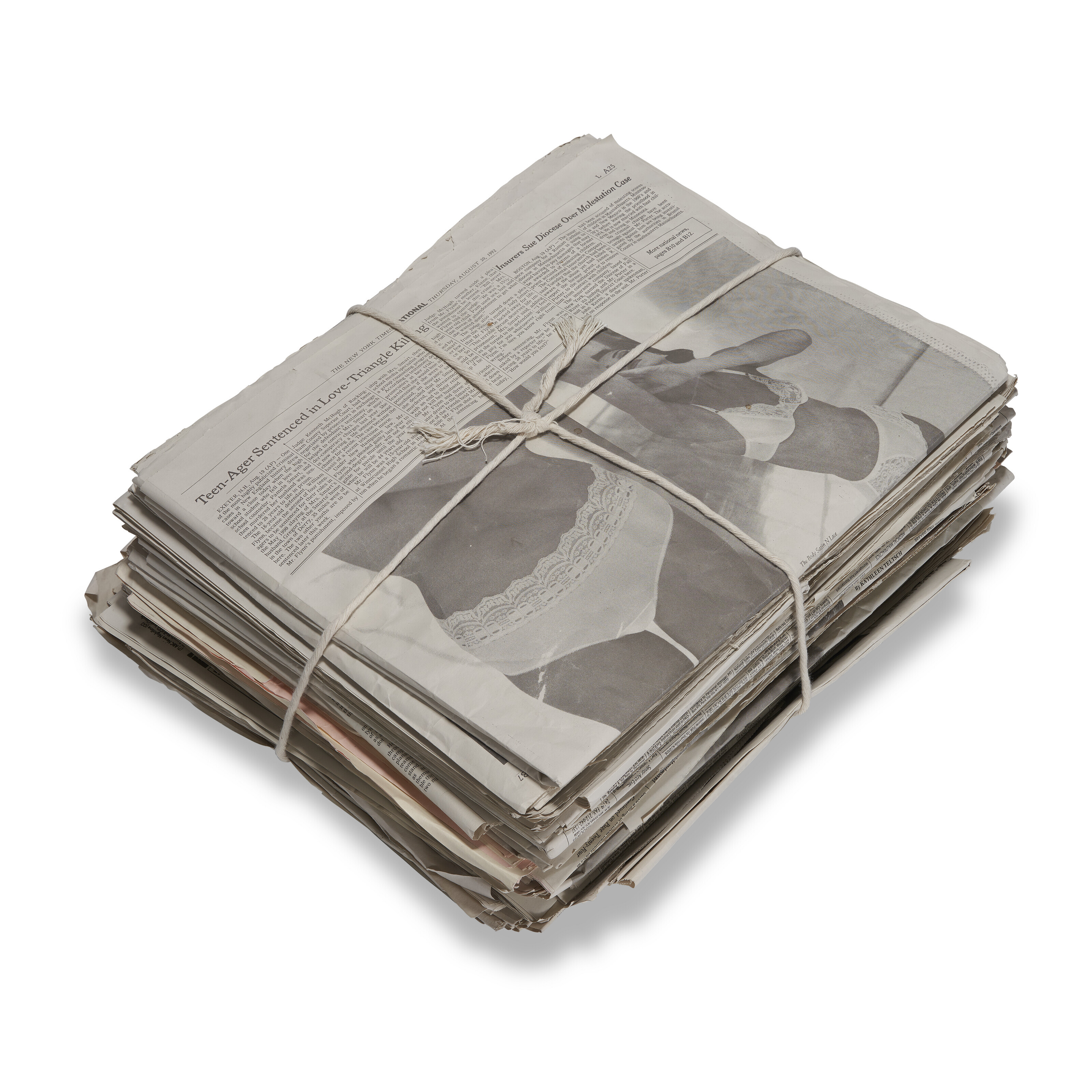 ROBERT GOBER (B. 1954), Newspaper | Christie’s