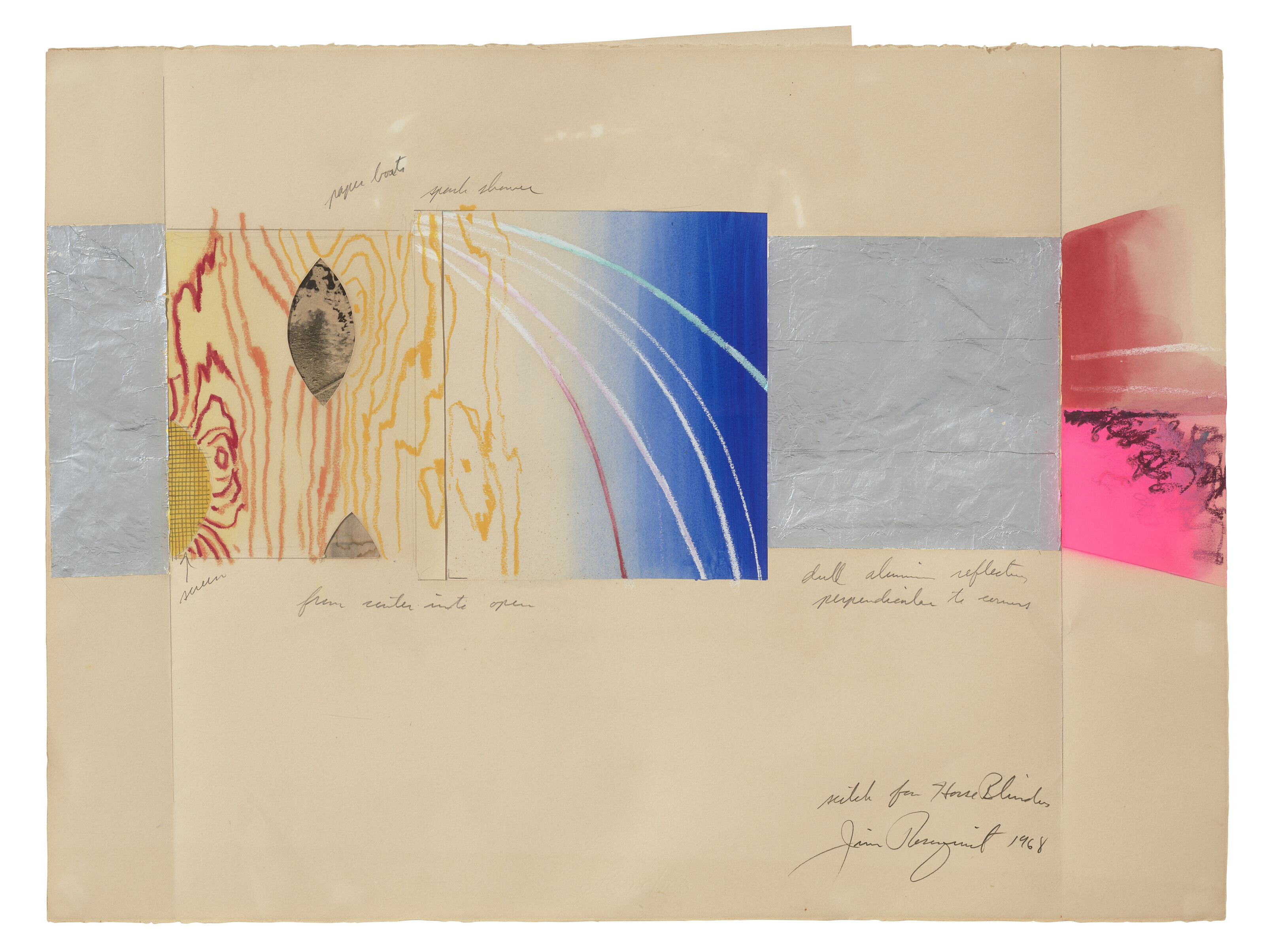 JAMES ROSENQUIST (1933-2017), Sketch for Horse Blinders | Christie’s
