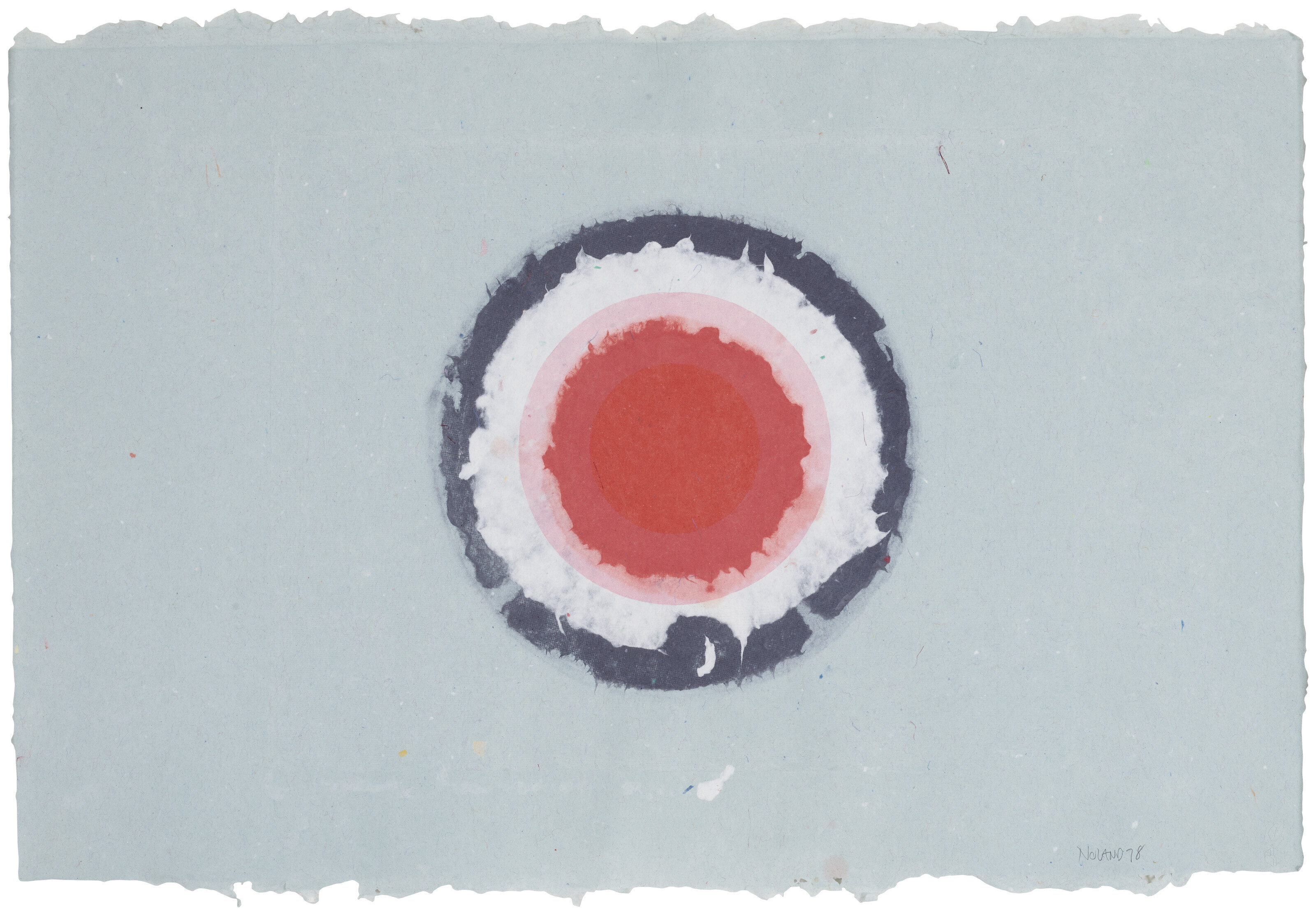 KENNETH NOLAND (1924-2010), Handmade Papers - Circle II Series: II-31 ...