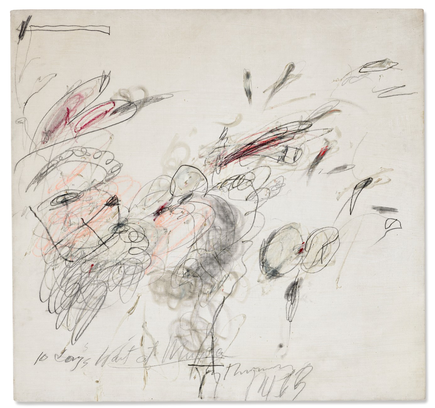 CY TWOMBLY (1928-2011), 10 Day Wait at Mugda | Christie's