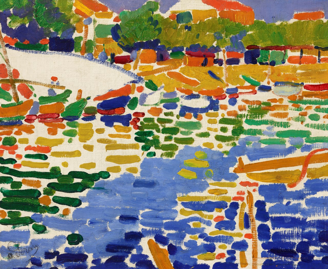 ANDRE DERAIN (1880-1954), Barques amarrées à l’Estaque | Christie's