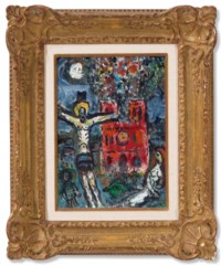MARC CHAGALL (1887-1985), Esquisse pour tableau "L'arbre de Jessé ...