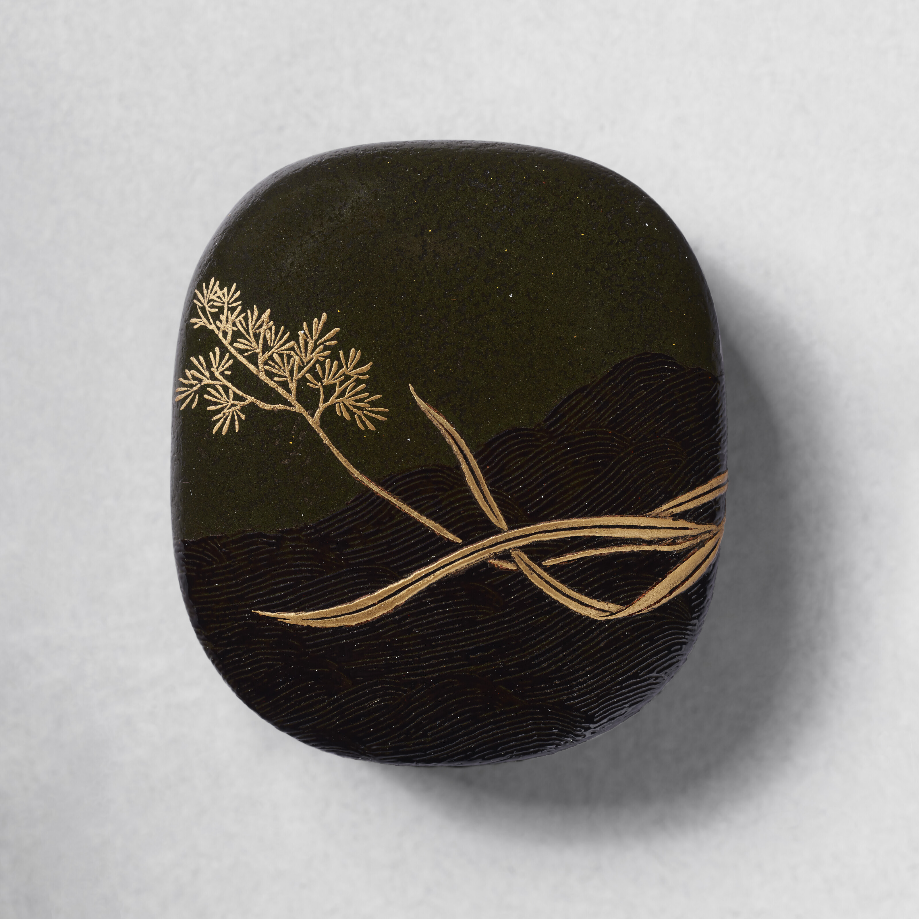 A LACQUER WRITING BOX (SUZURIBAKO) AND MATCHING WRITING TABLE (BUNDAI ...
