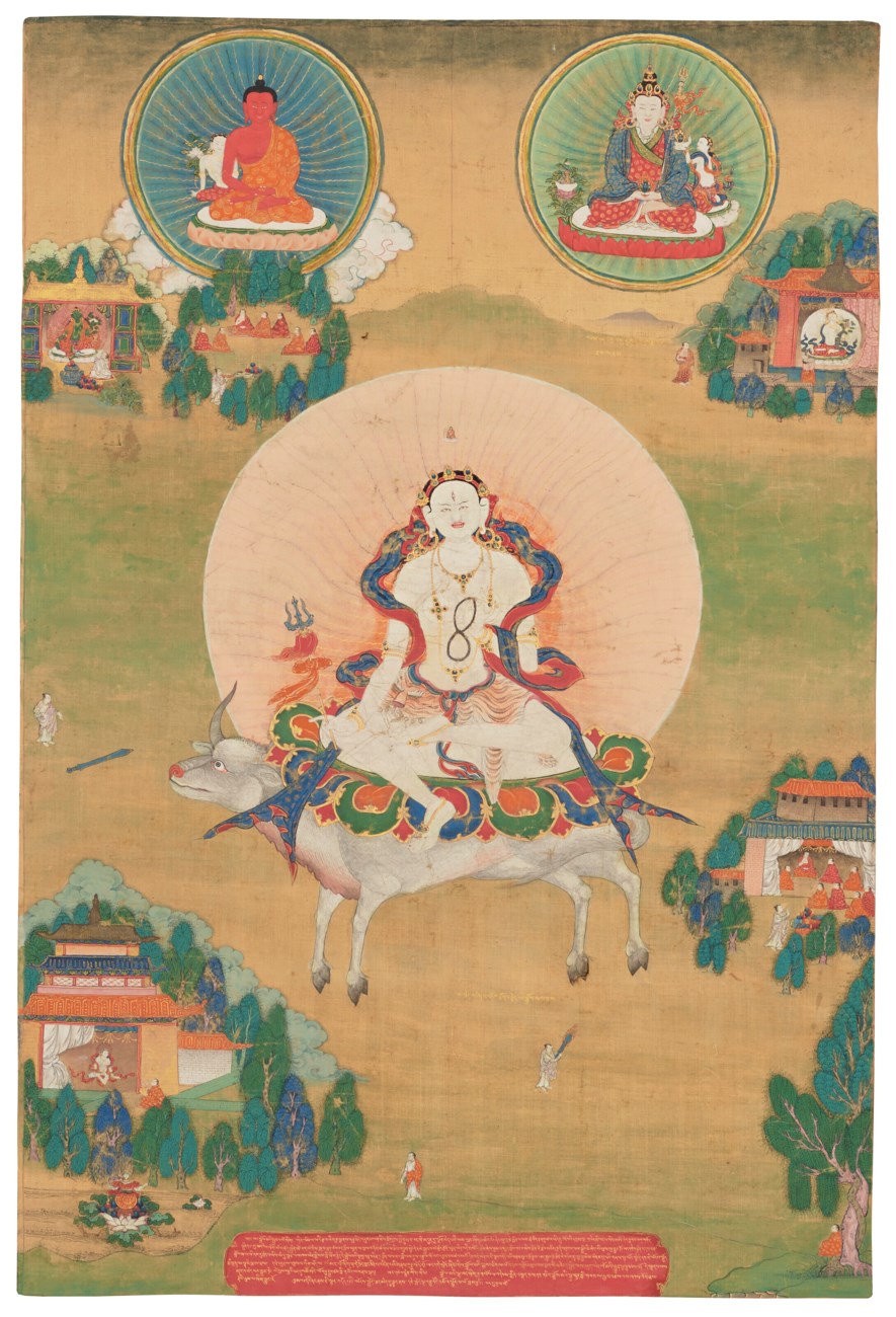 A RARE PAINTING OF TARA FROM A PALPUNG TARA SET, EASTERN TIBET, KHAM ...