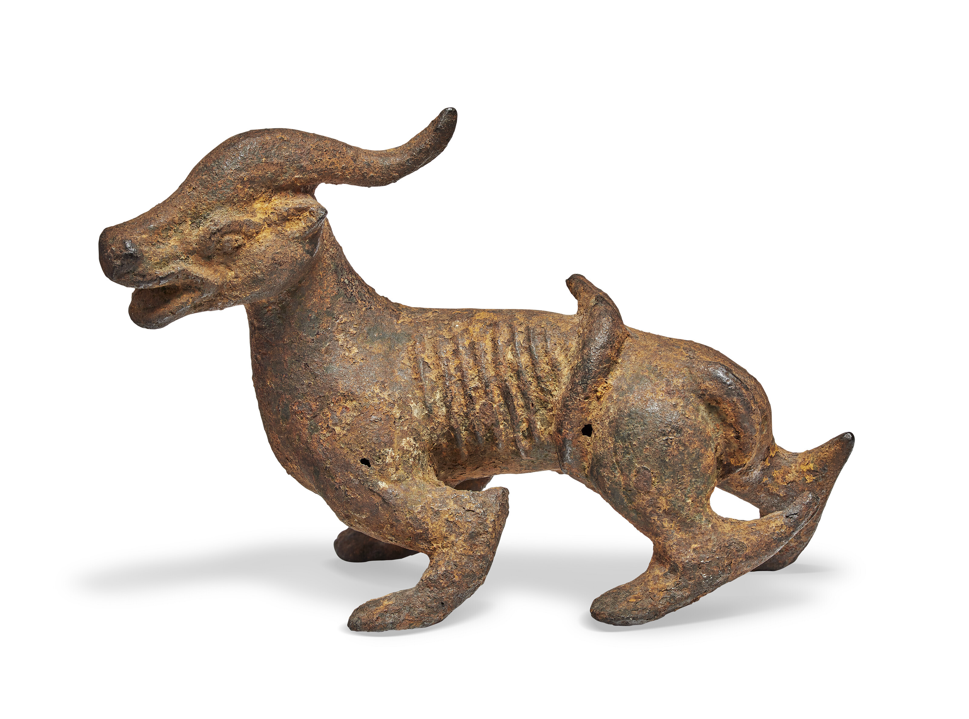 AN IRON FIGURE OF A MYTHICAL BEAST, | Christie’s