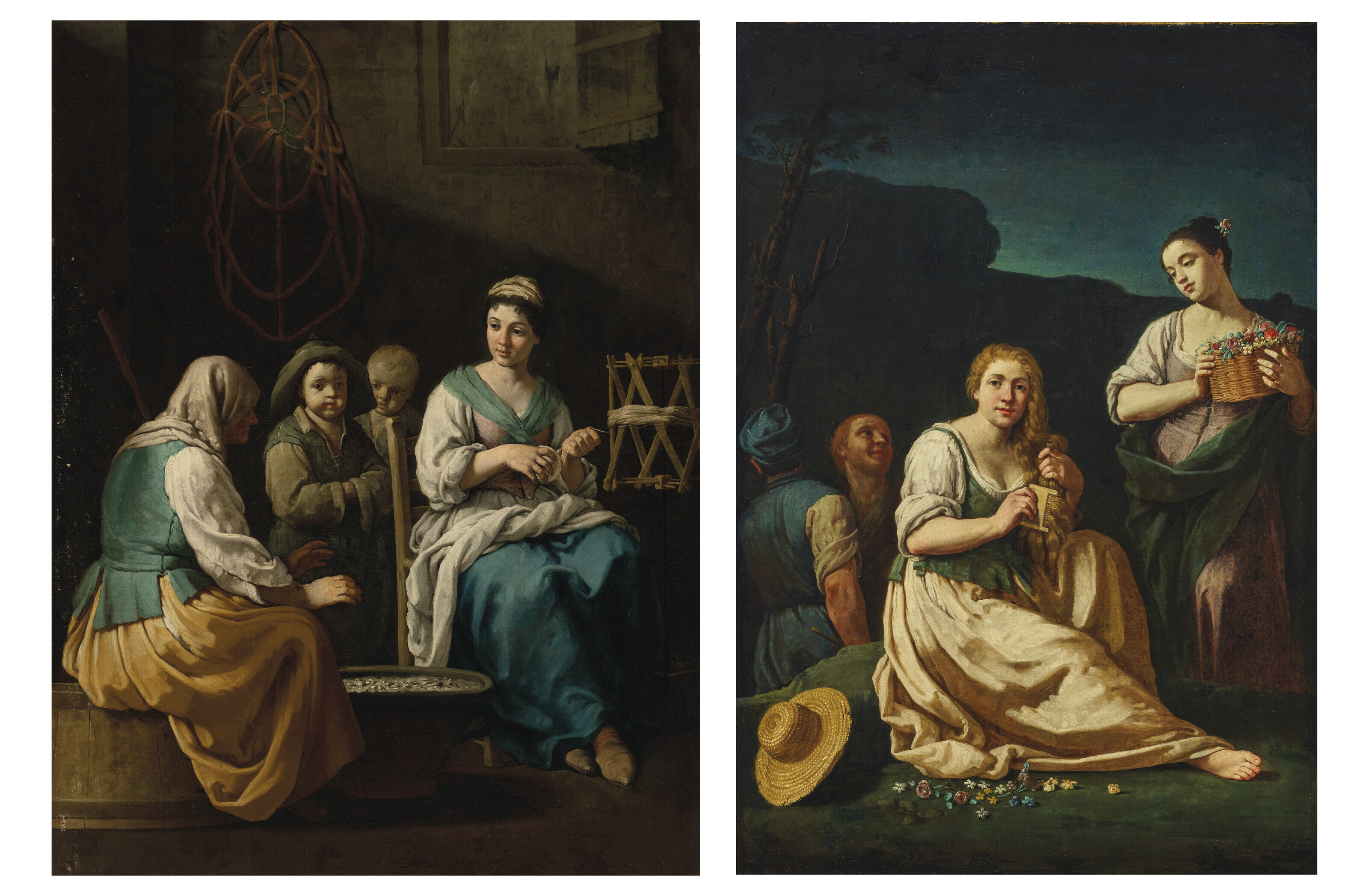 GIUSEPPE GAMBARINI (BOLOGNA 1680-1735), An allegory of Spring, with a ...