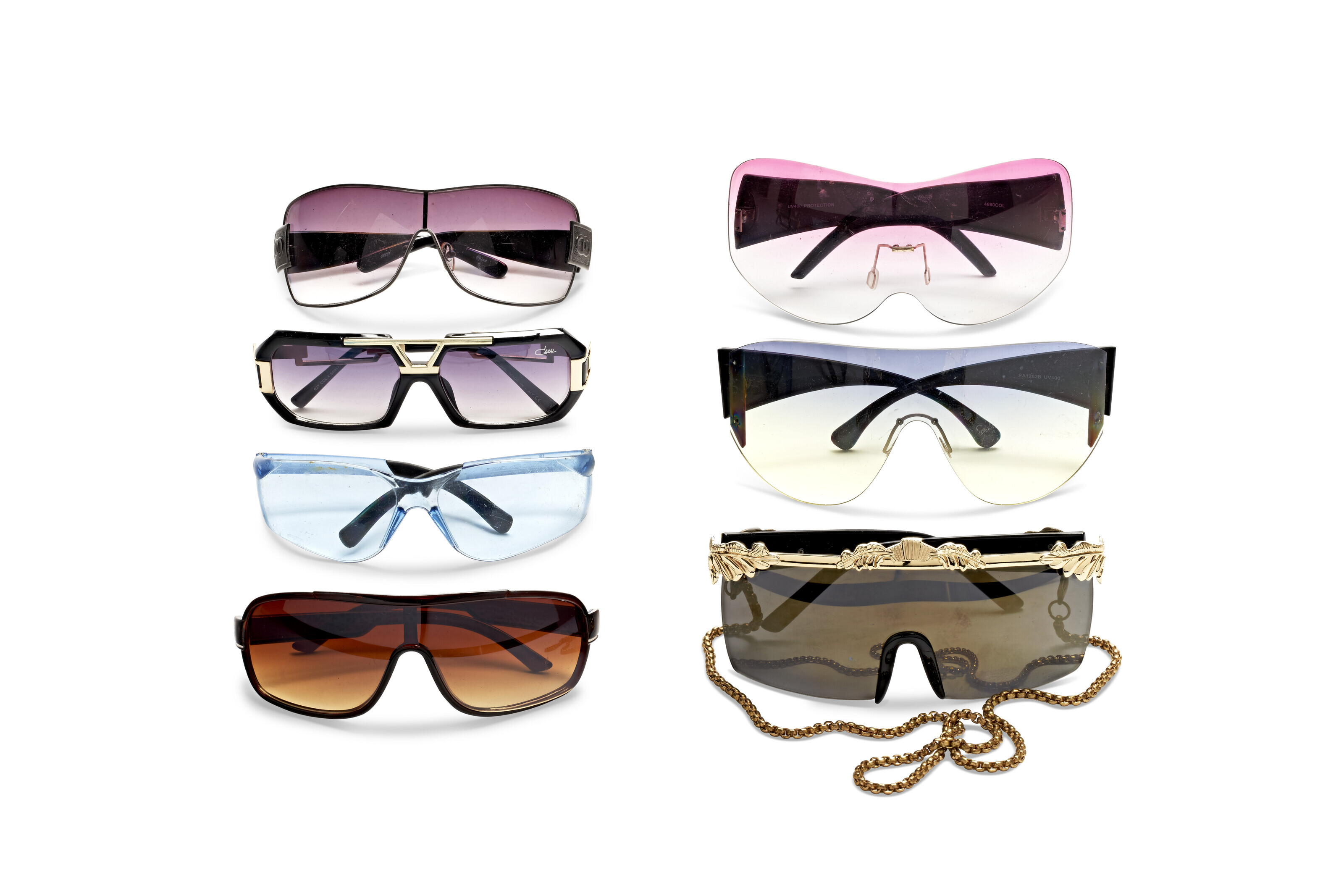 SEVEN PAIRS OF SUNGLASSES WORN BY DJ KOOL HERC, VARIOUS | Christie’s