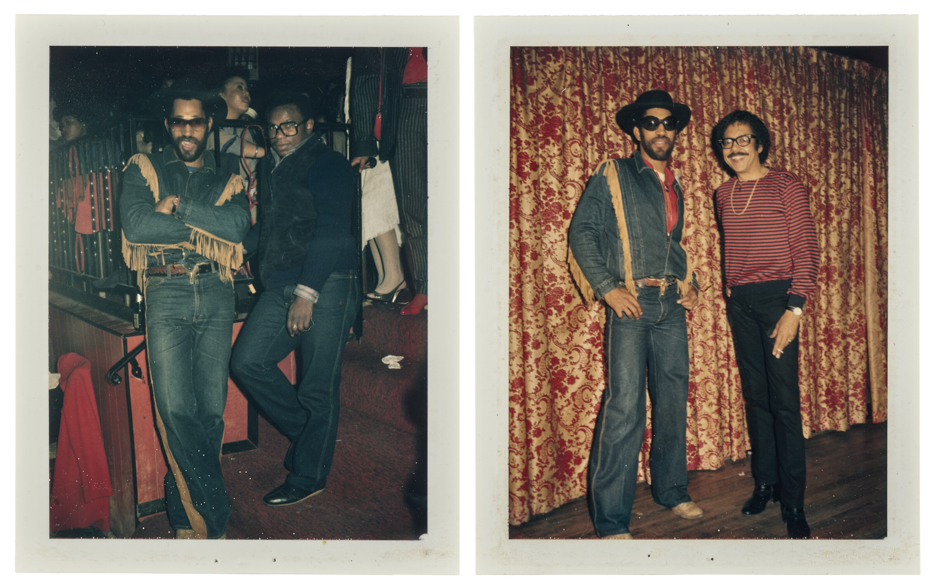 TWO POLAROID PORTRAITS AT STARDUST BALLROOM, BRONX, NY: KOOL HERC & AL ...