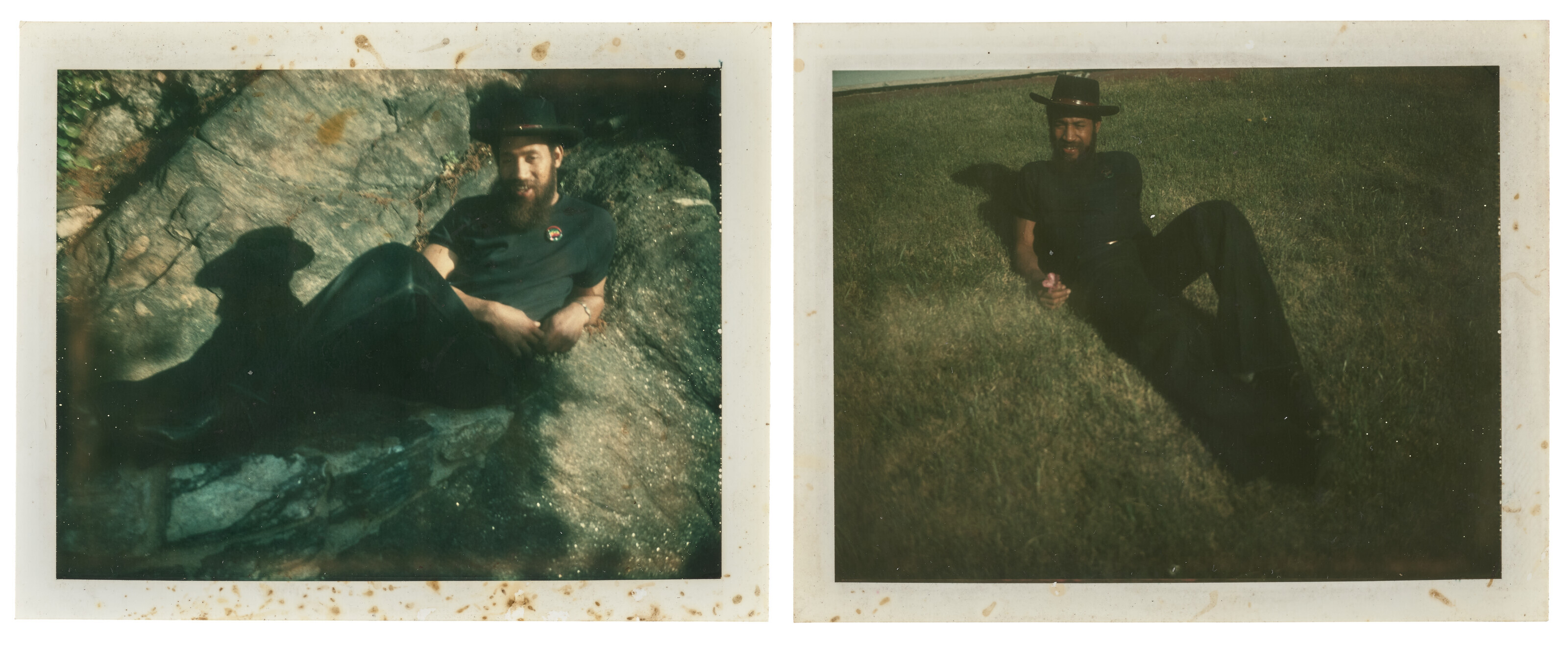 TWO POLAROID PORTRAITS OF DJ KOOL HERC AT AN AFTER-HOURS SPOT, COUNTRY ...