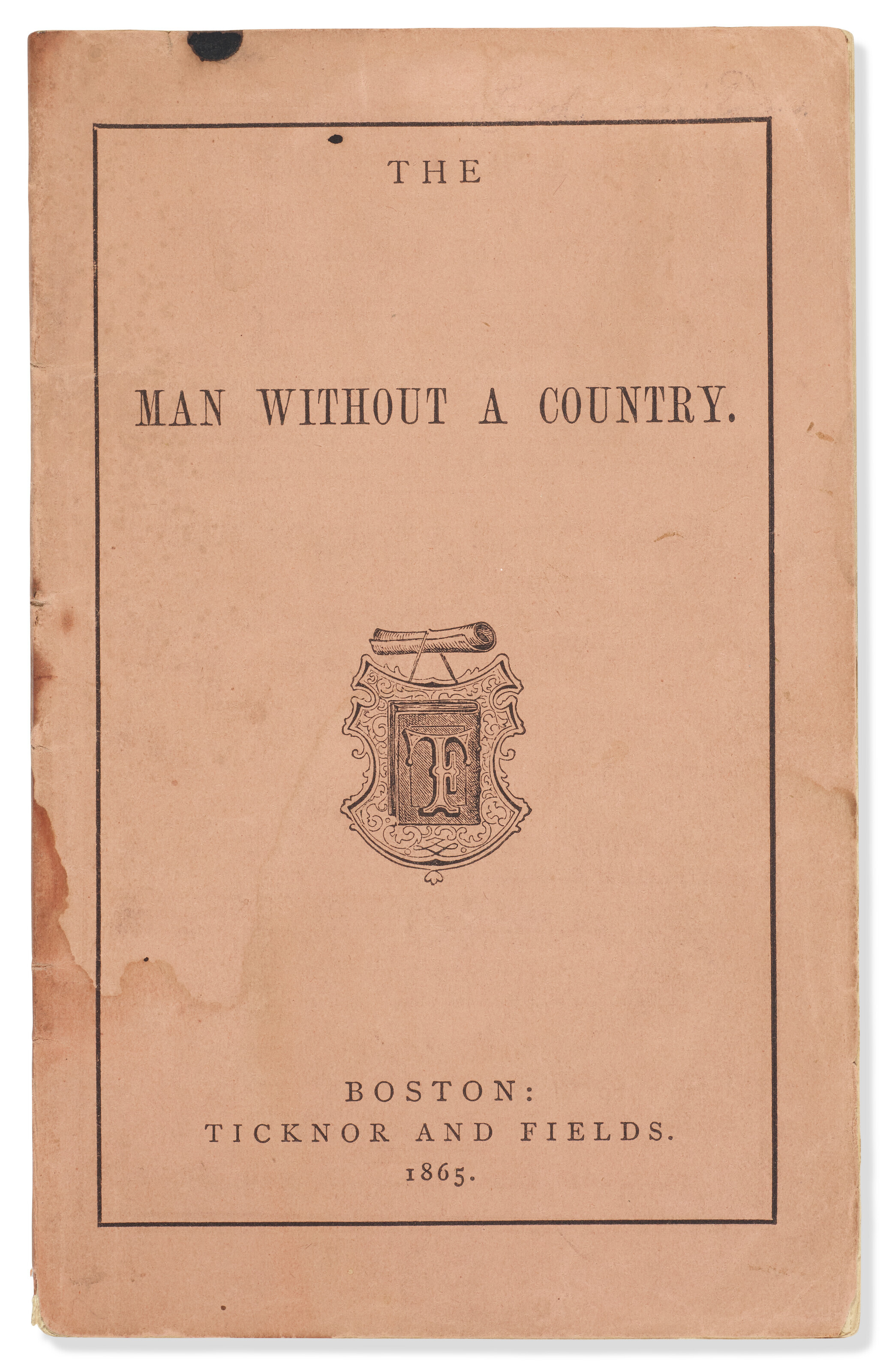 The Man Without a Country, Edward Everett Hale, 1865 | Christie’s