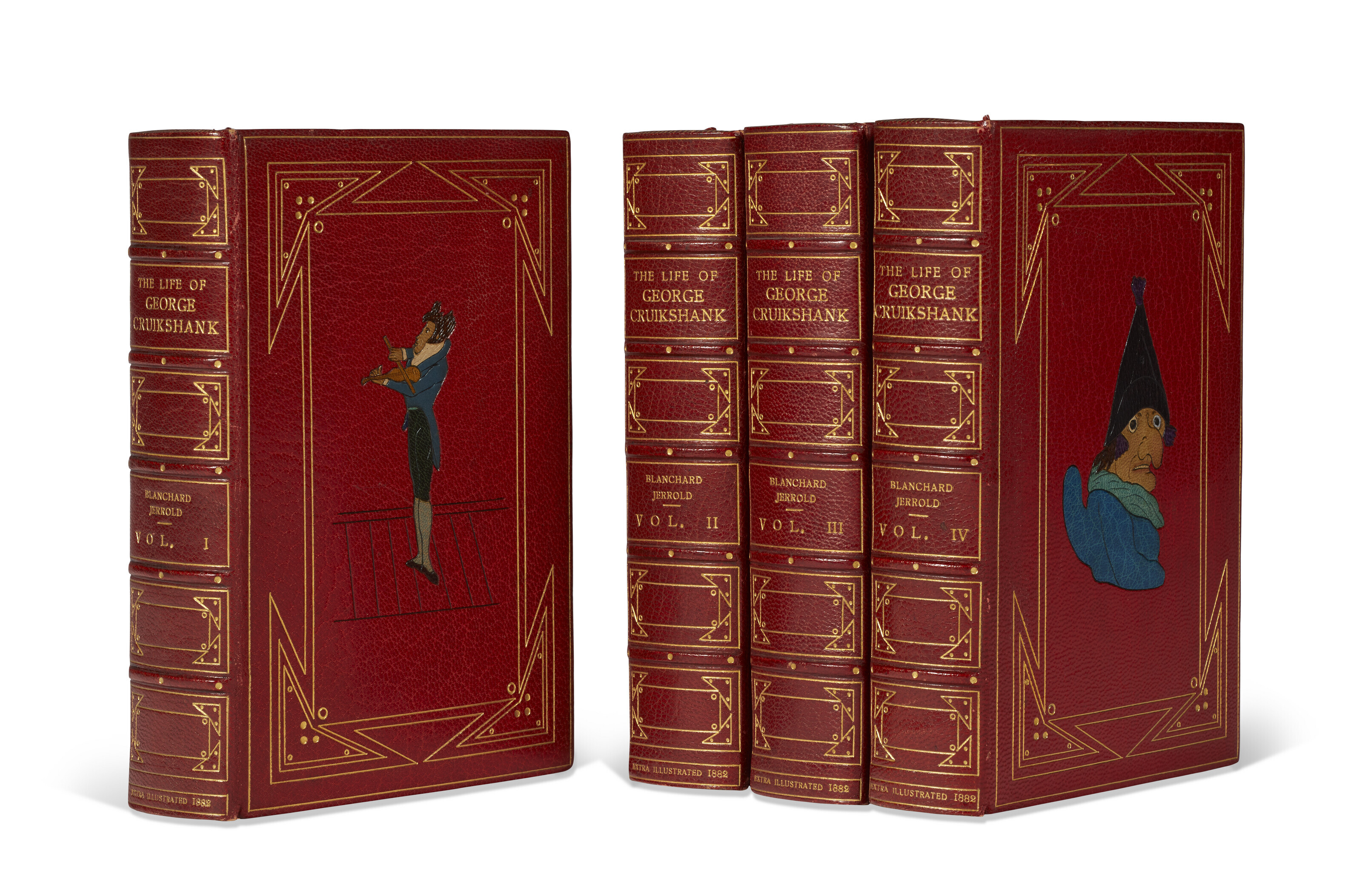 The Life of George Cruikshank, Extra-illustrated and pictorial binding ...